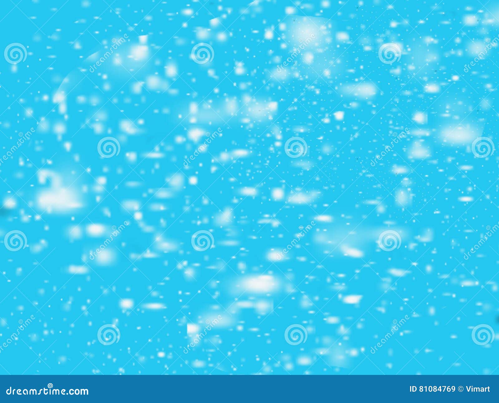 Falling Snowflakes in the Sky. the Magic of Christmas, Stock Image ...