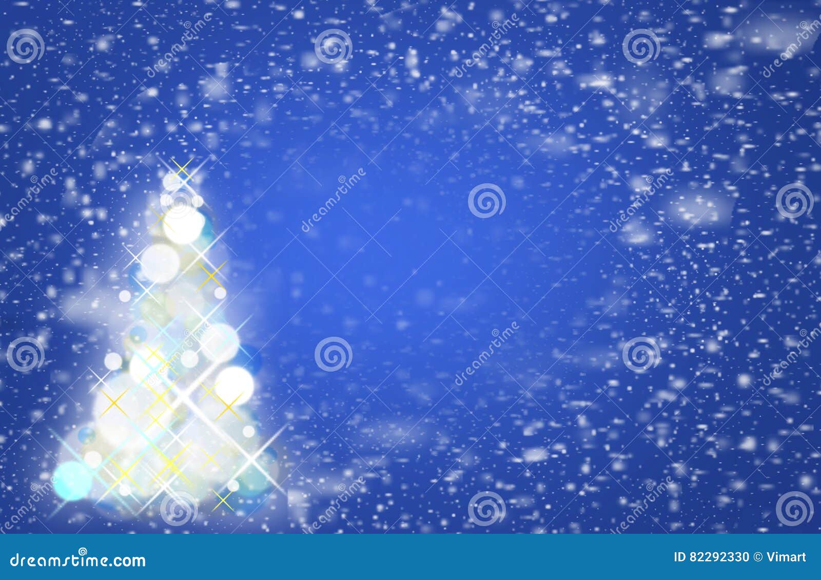 Falling Snowflakes in the Sky. the Magic of Christmas, Stock Photo ...