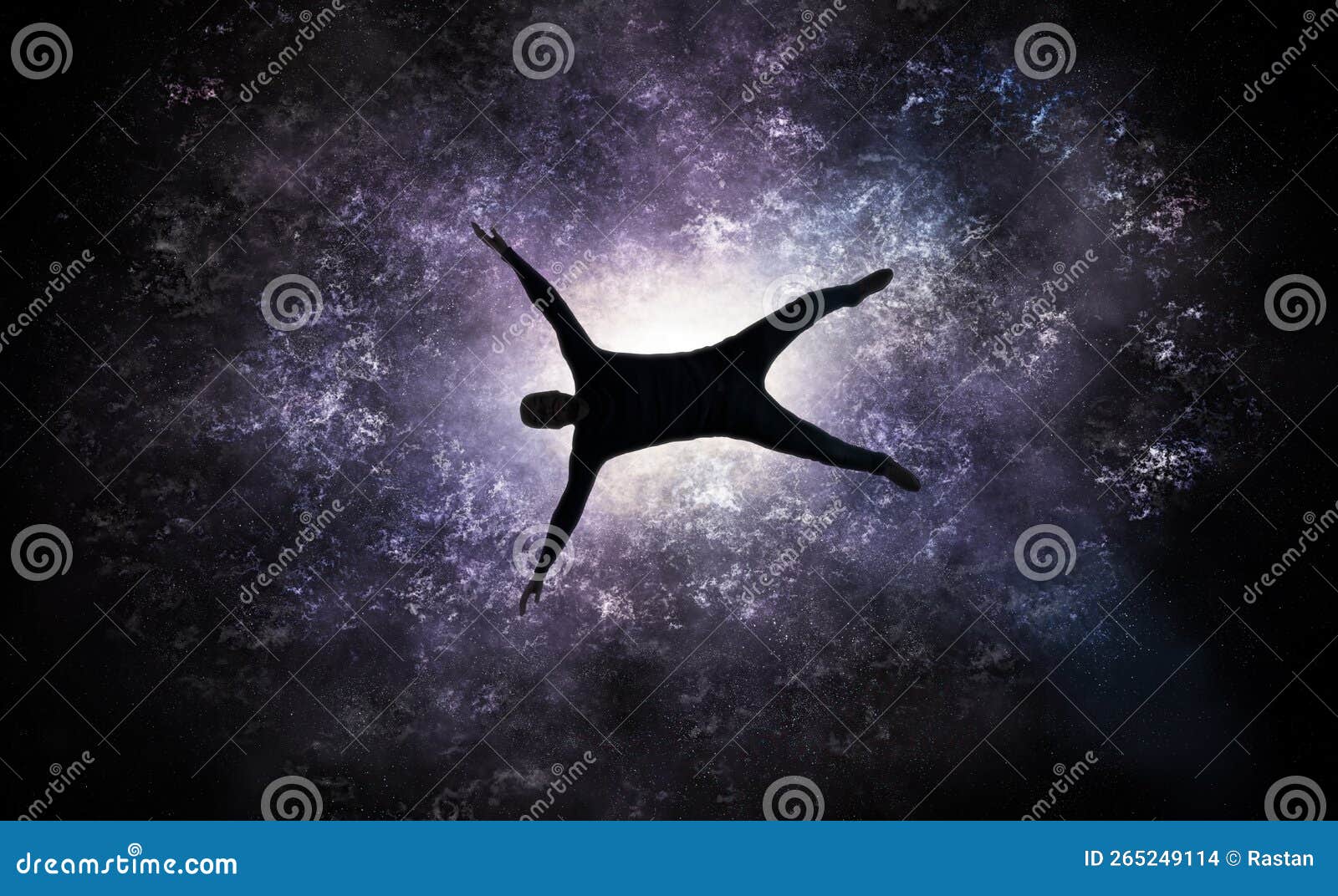Falling into space stock photo. Image of magical, float - 265249114