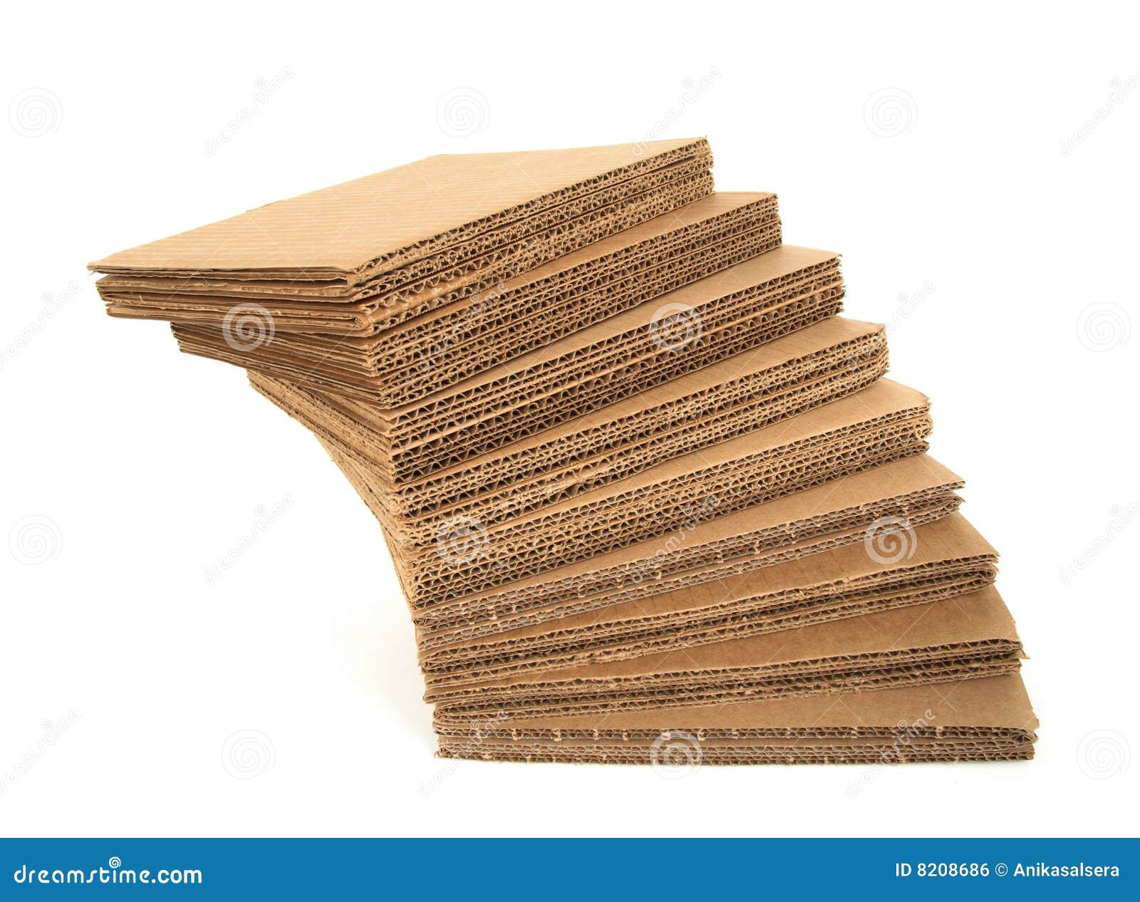 Stack Of Cardboard Boxes On Wooden Pallets, Shipment Package Boxes ...