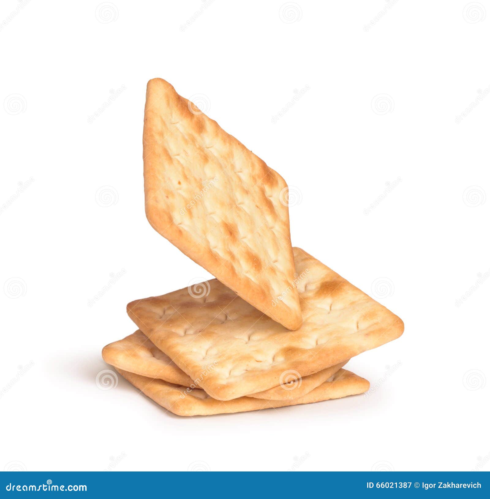 The Falling Stack of Square Crackers Stock Image - Image of shape ...
