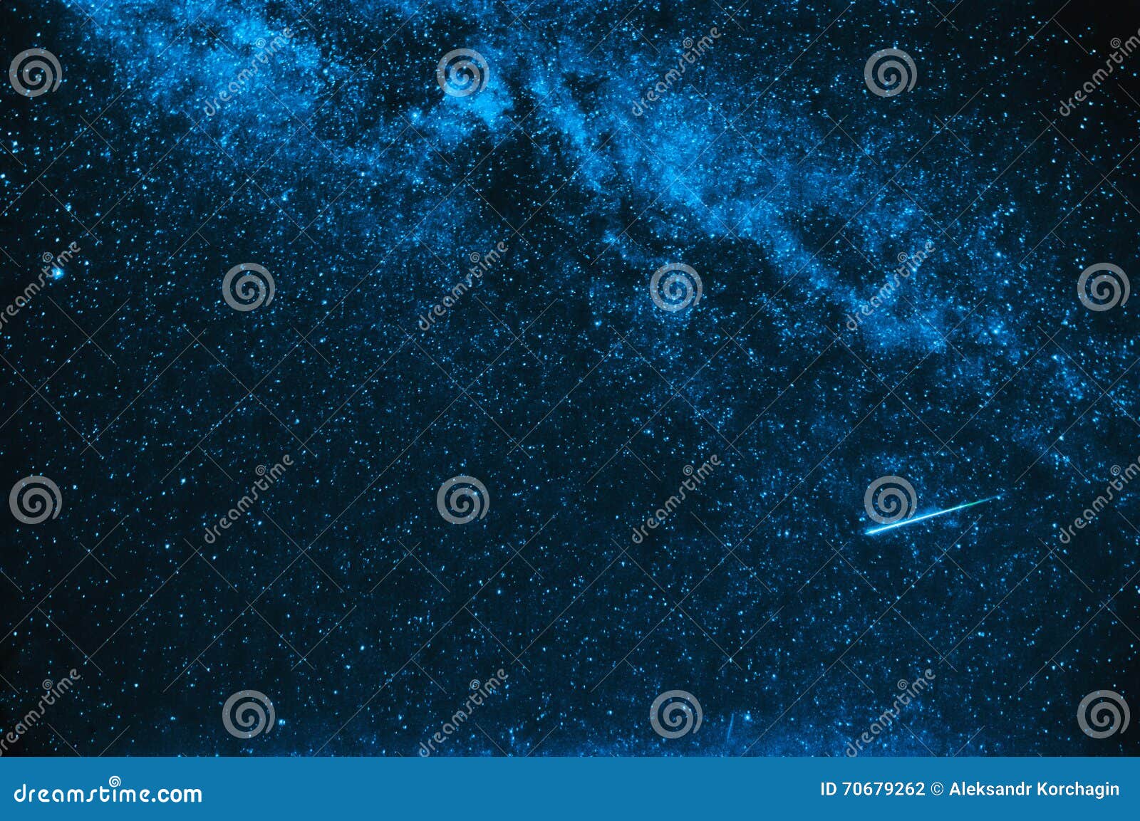 376 Falling Star Background Blue Sky Milky Way Stock Photos - Free ...