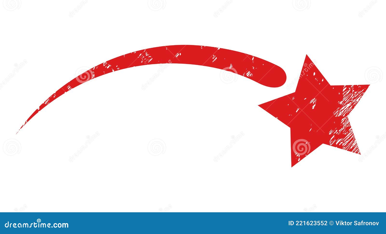 Falling Star Scratched Icon Symbol Stock Vector - Illustration of ...