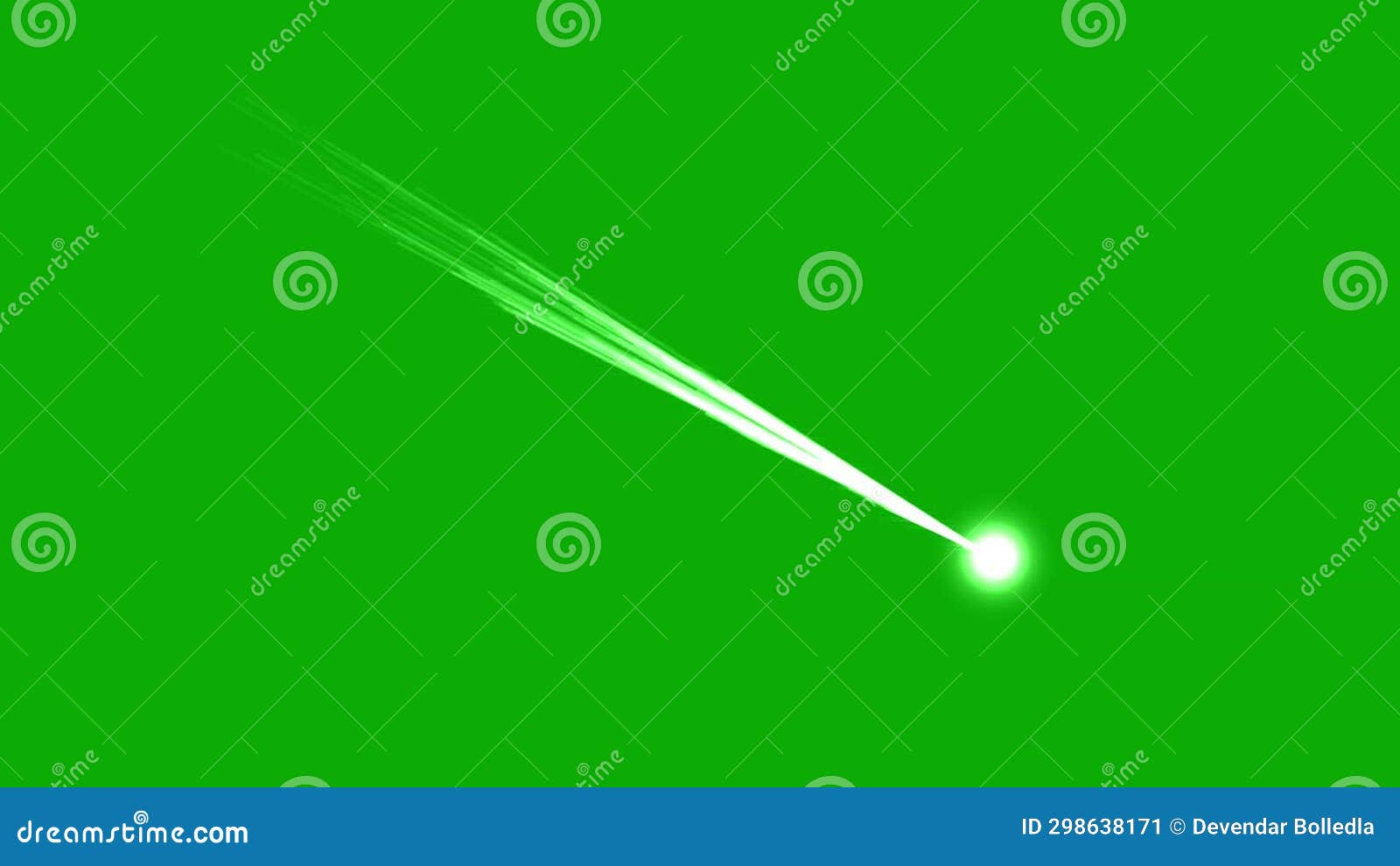 Falling Star Motion Graphics with Green Screen Background Stock Video ...