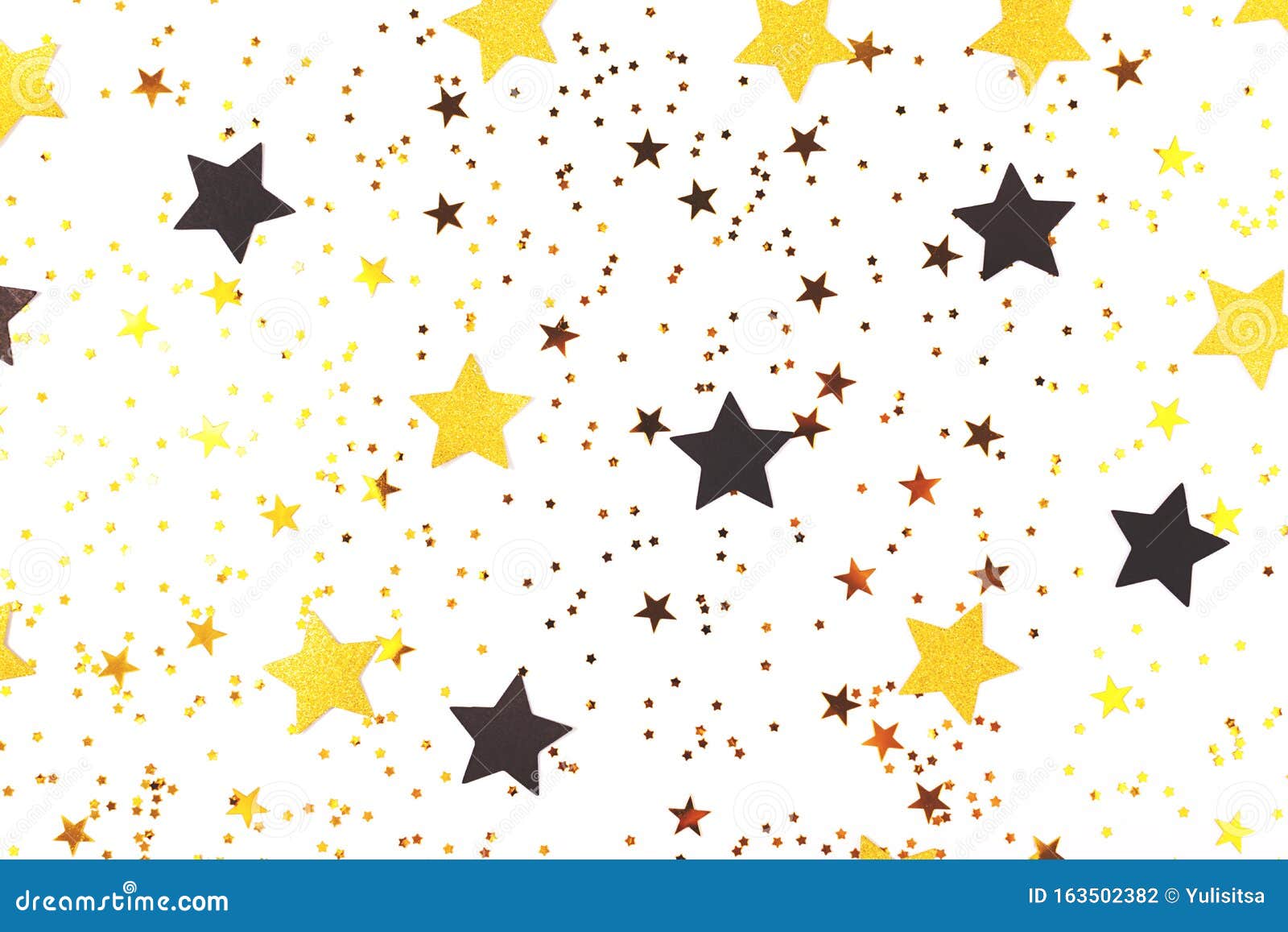 Falling Star Shape Confetti and Sparkles on White Background Stock ... Falling Star Shape Confetti and Sparkles on White Background Stock ...