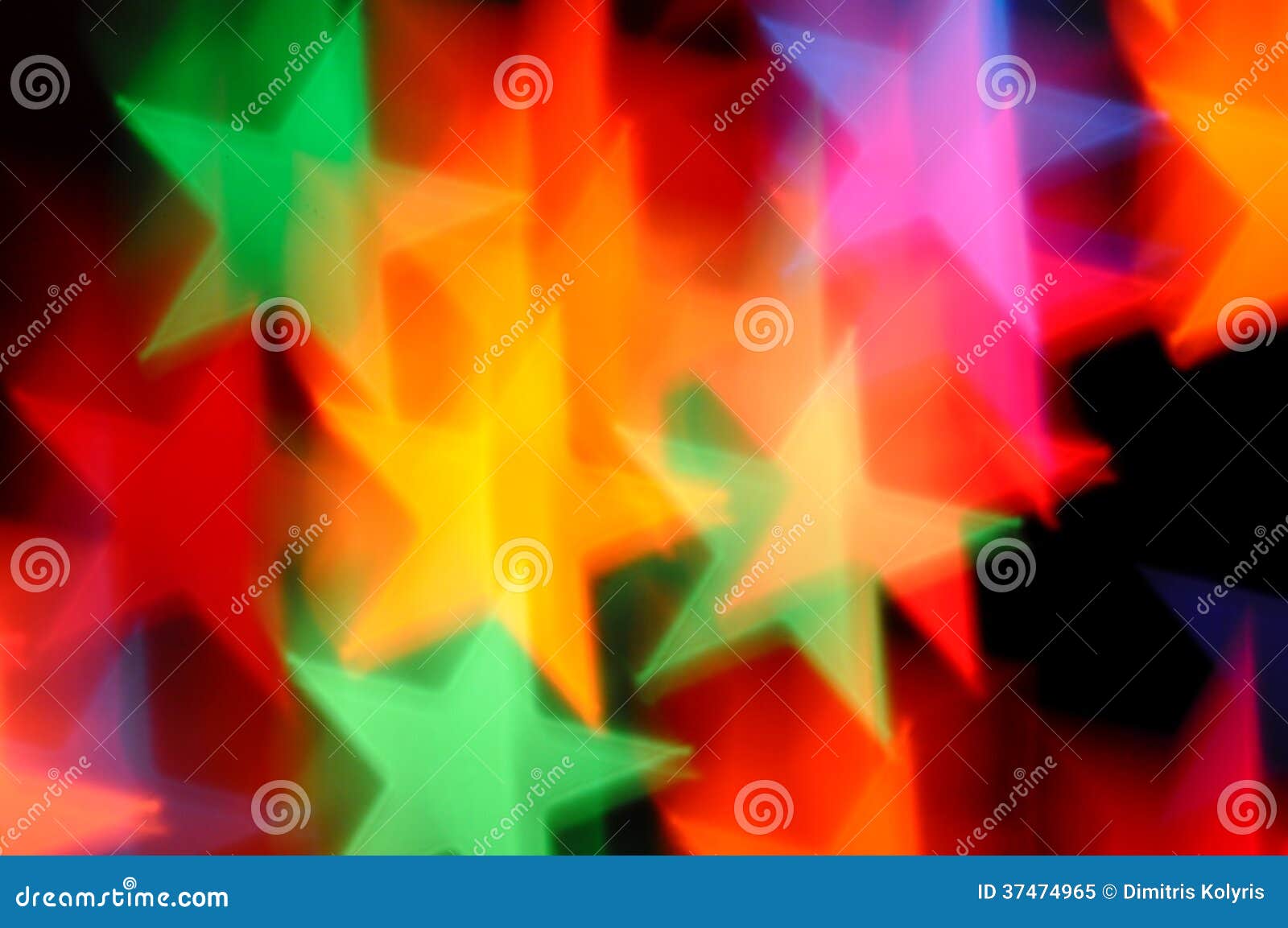 Falling Stars Abstract Blur Stock Image - Image of colorful, falling ...