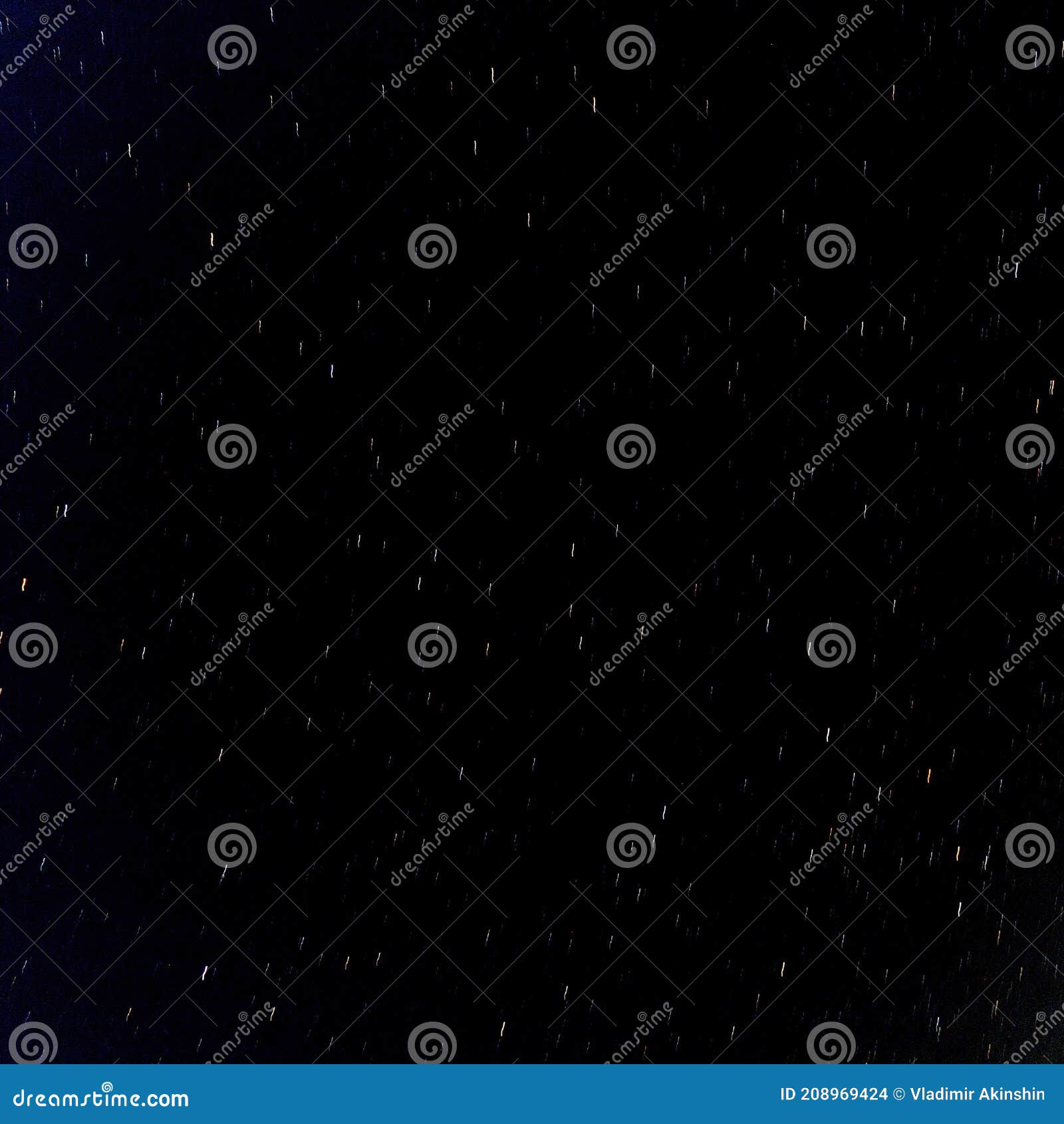 Falling Stars on the Black Sky Texture Stock Photo - Image of rain ...