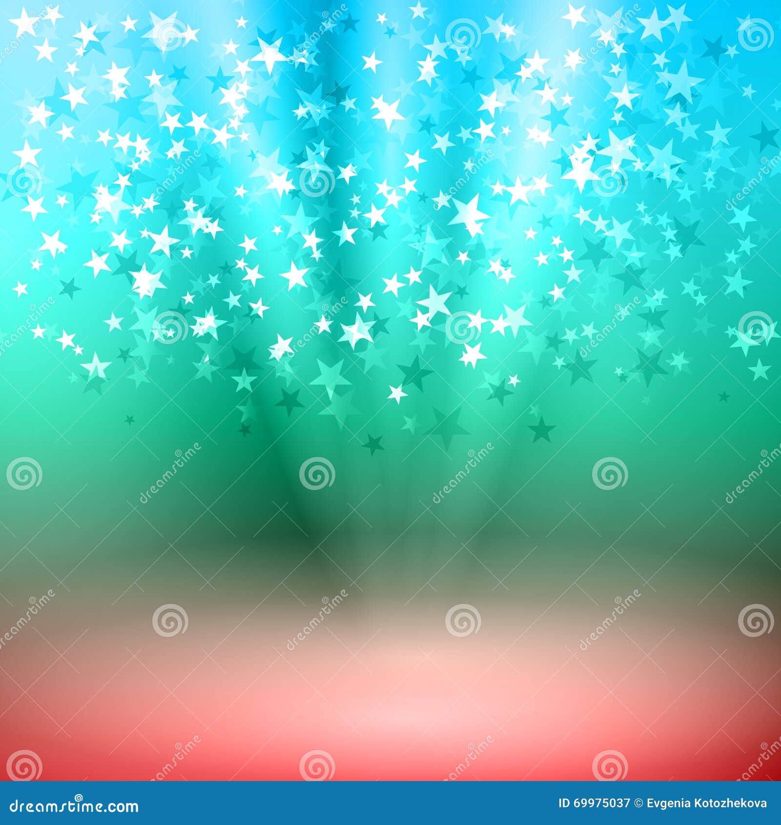 Falling stars on stage stock vector. Illustration of light - 69975037