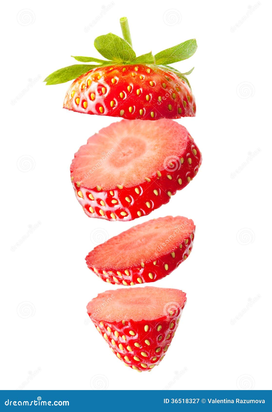 Falling strawberry stock image. Image of appetizing, delicious - 36518327