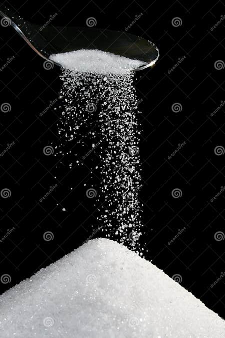Falling sugar stock photo. Image of white, trickle, sugar - 8045520