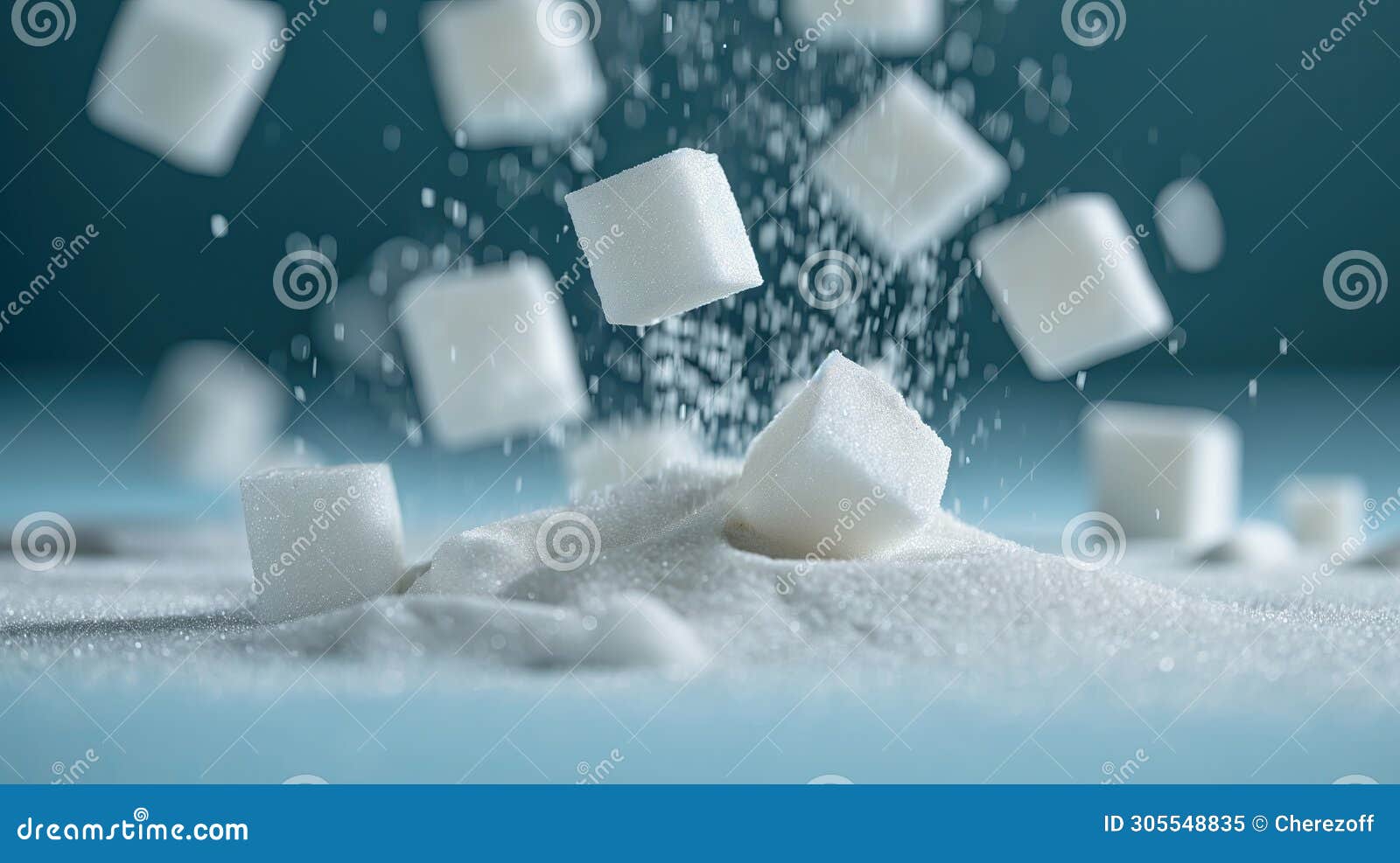 Falling Sugar Cubes stock illustration. Illustration of pattern - 305548835