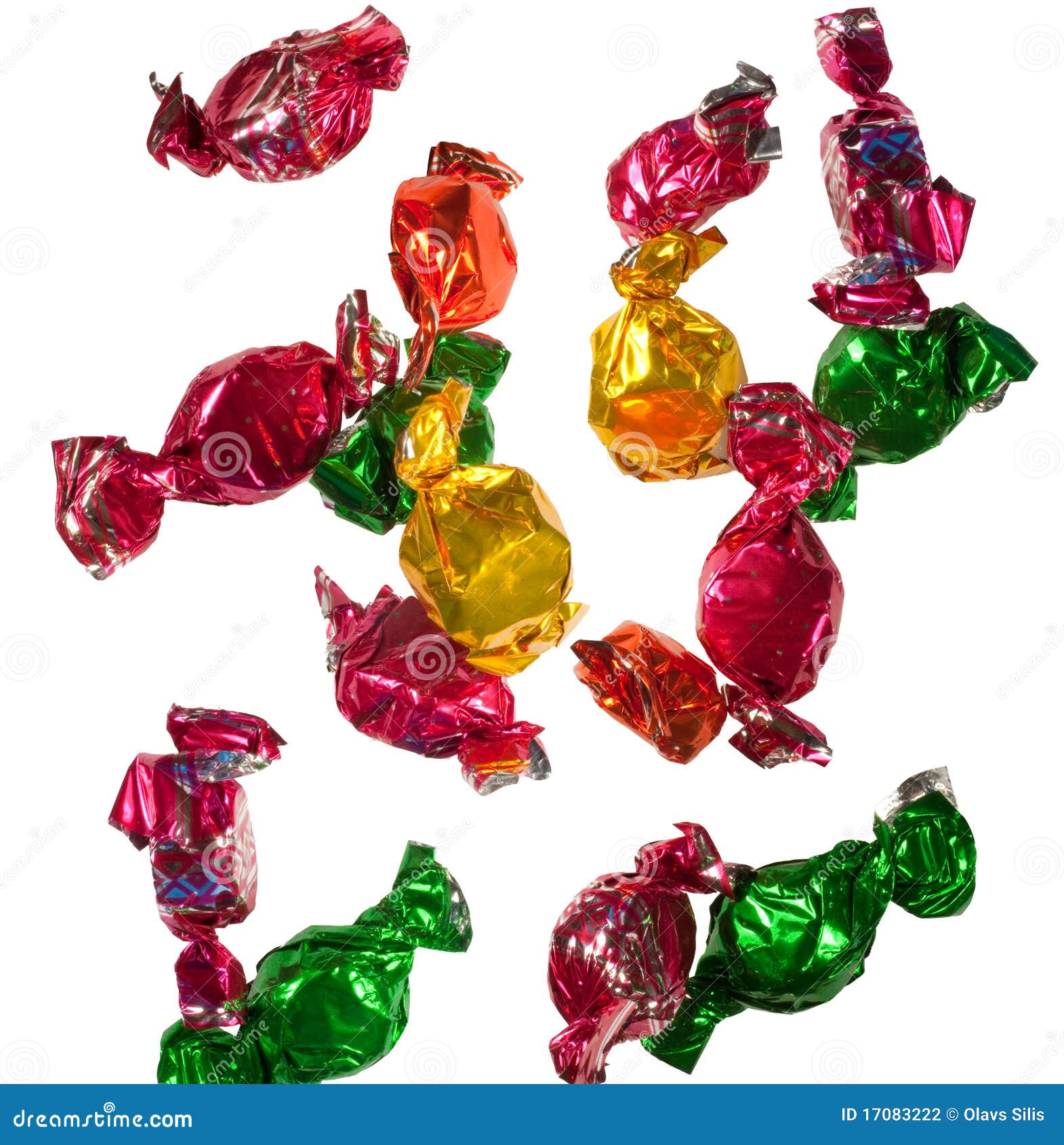 Falling sweets candies stock photo. Image of background - 17083222