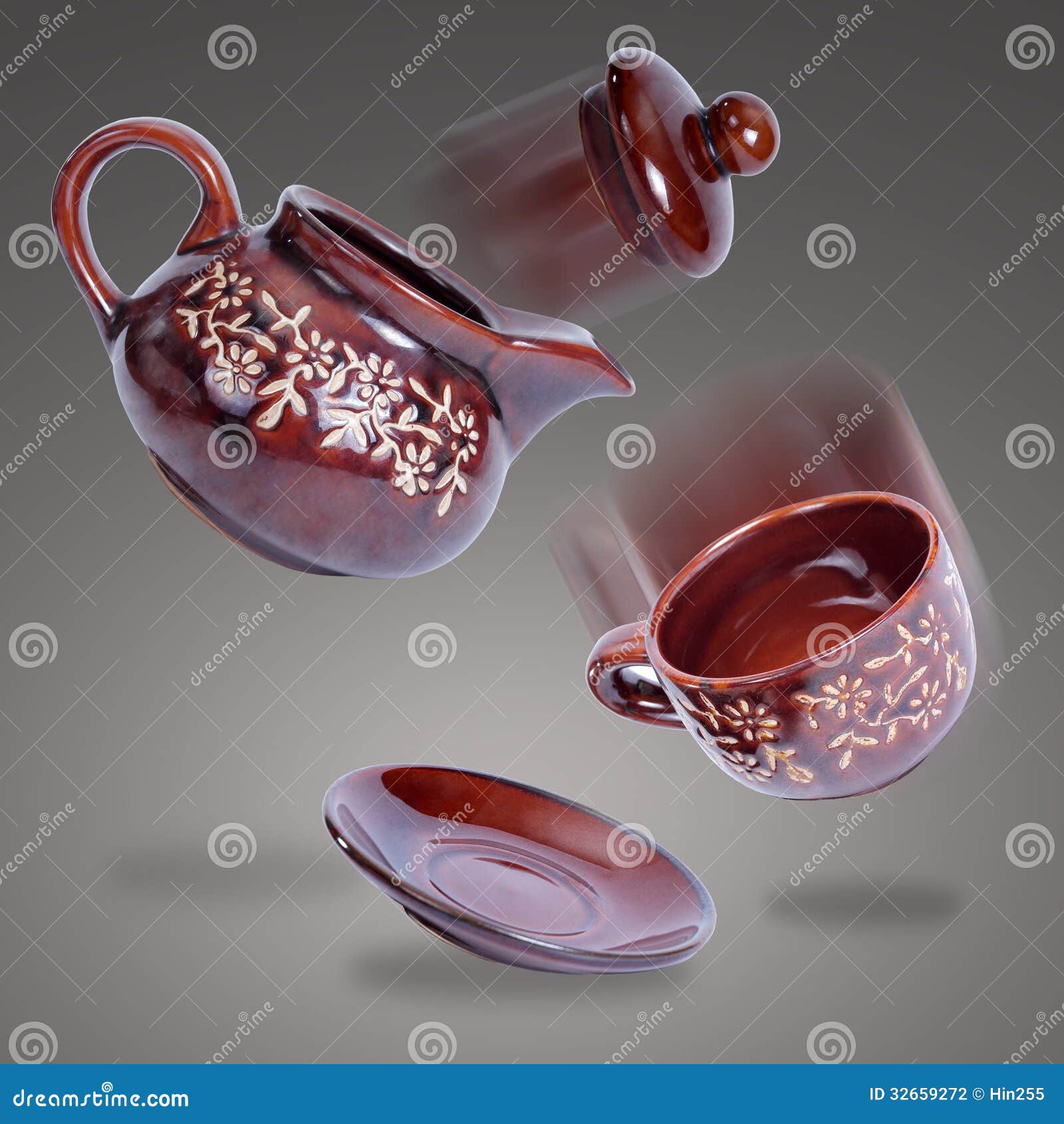 Falling tea cup stock photo. Image of spill, healthy - 32659272