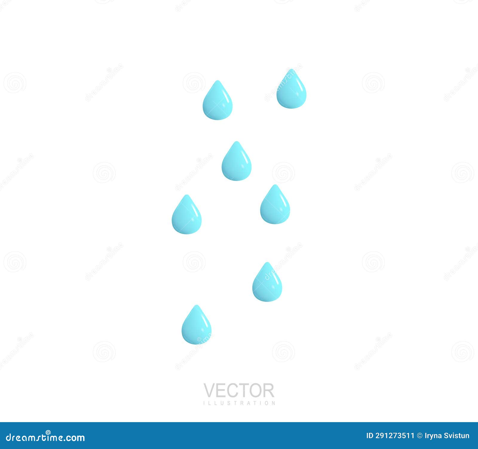 Tears Drops. Sorrow Weeping Cry Streams, Tear Blob Or Sweat Drop ...