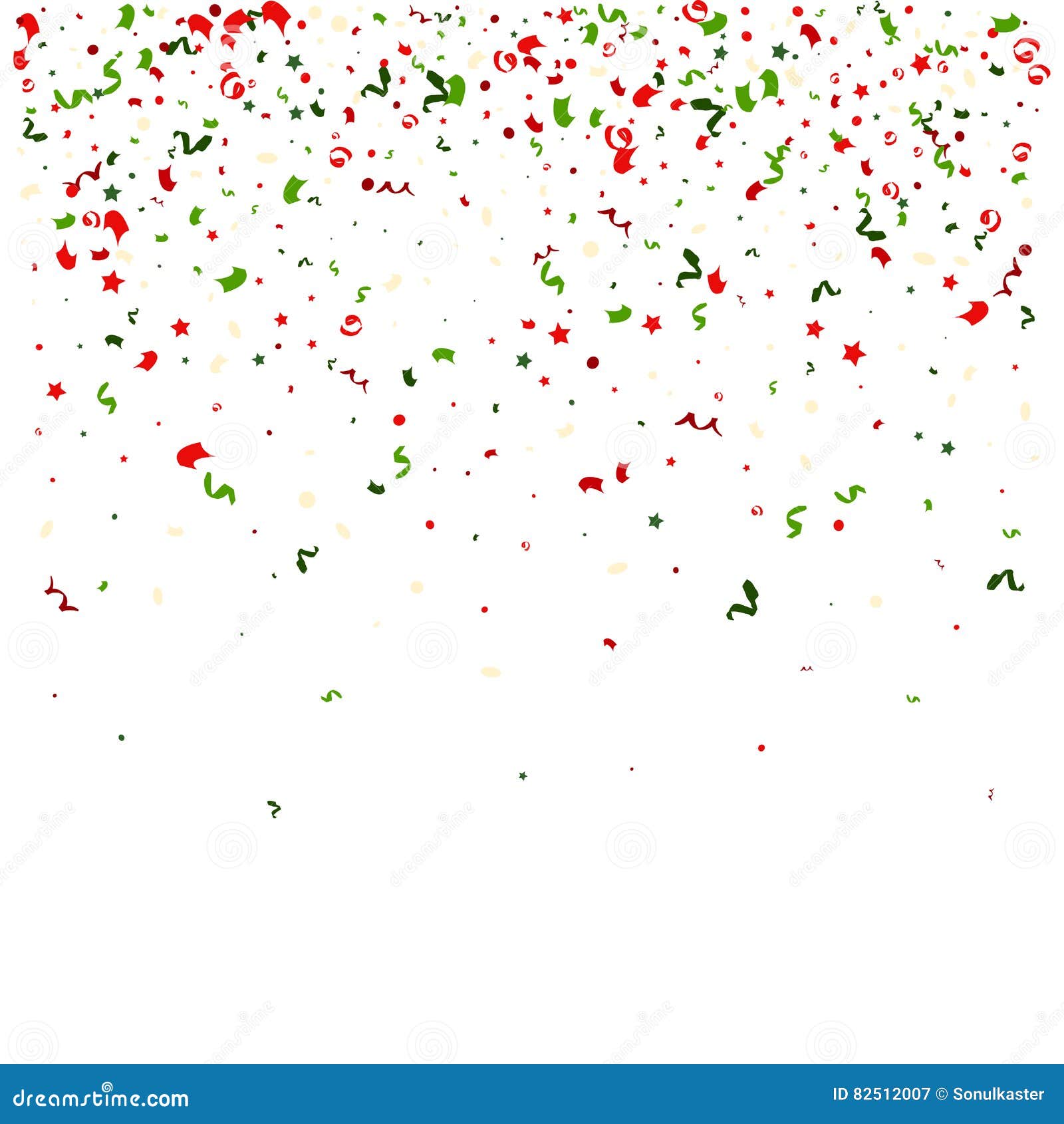 Falling Tiny Colorful Bright Confetti Pieces on Transparent Background ...