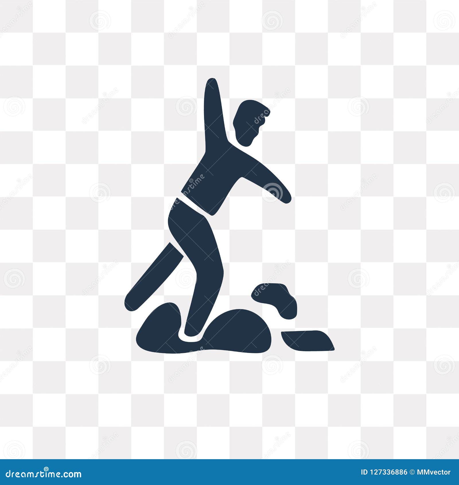 Falling Vector Icon Isolated on Transparent Background, Falling Stock ...