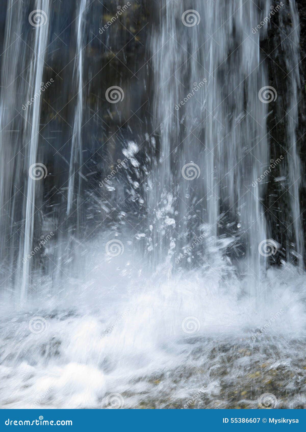Falling water stock image. Image of water, waterfall - 55386607