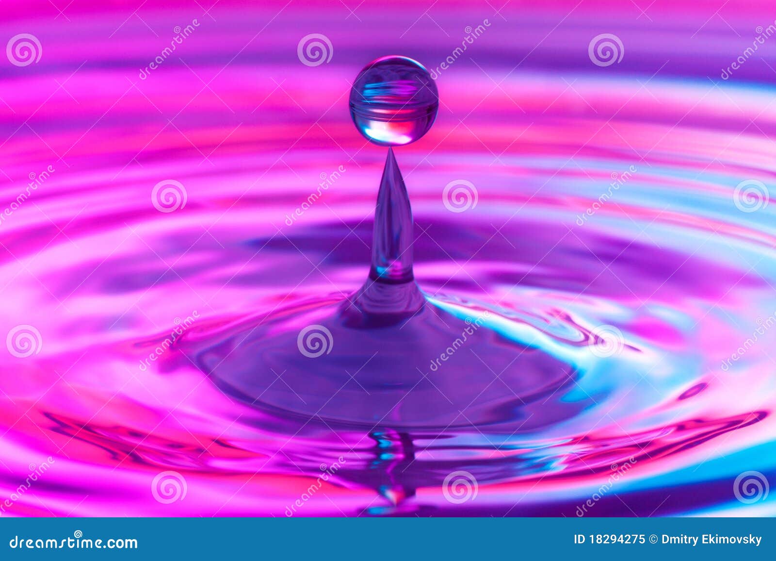 Falling water drop stock image. Image of liquid, falling - 18294275