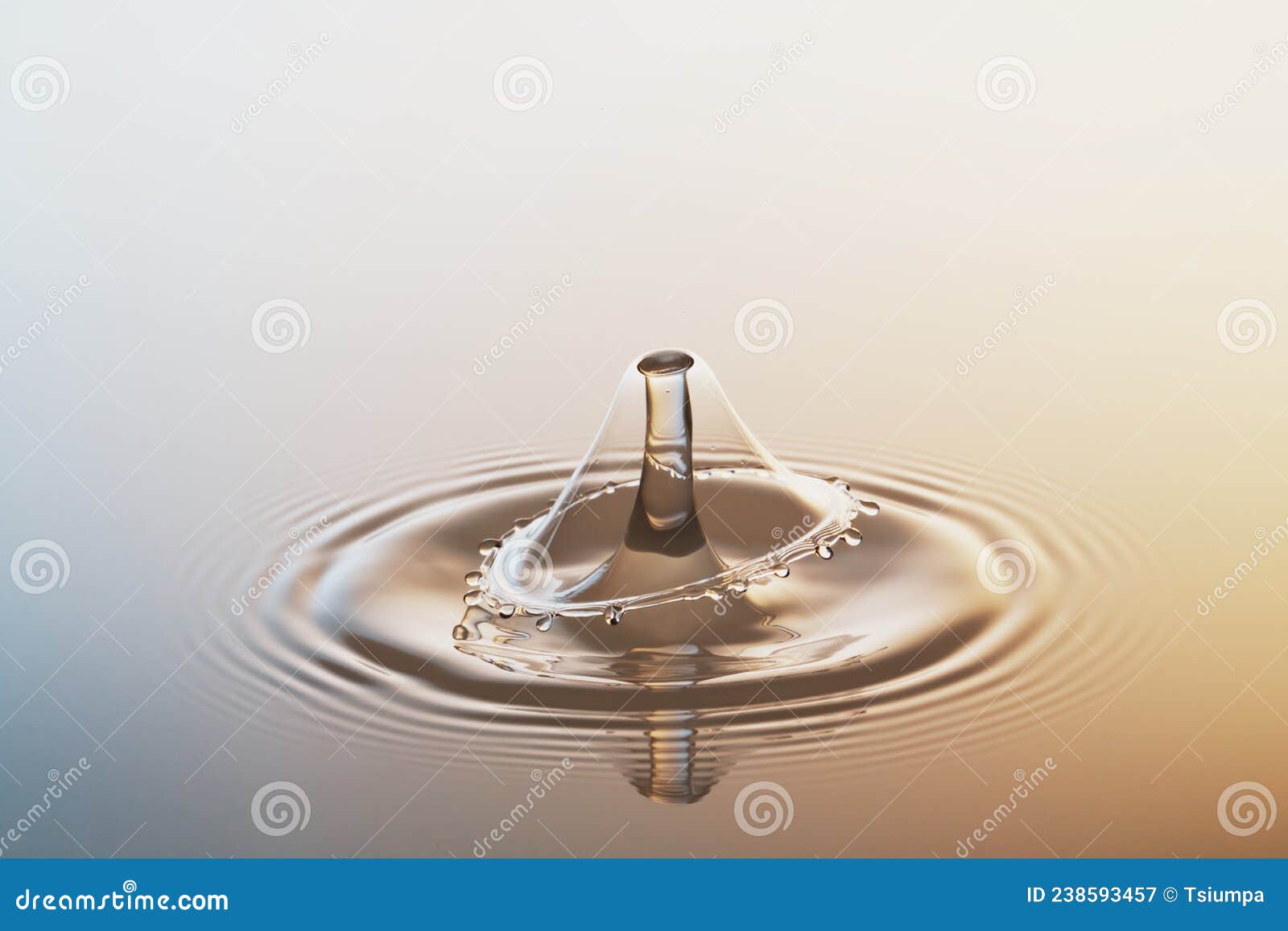 Falling water drop stock image. Image of water, collision - 238593457