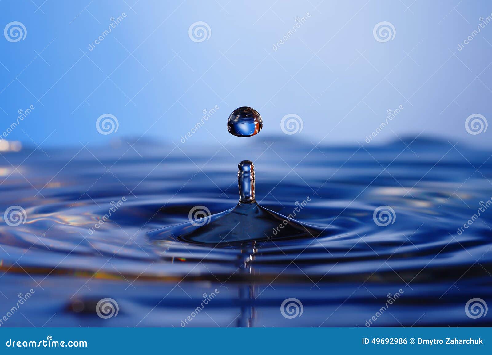 Falling into Water Droplets Stock Photo - Image of macro, color: 49692986