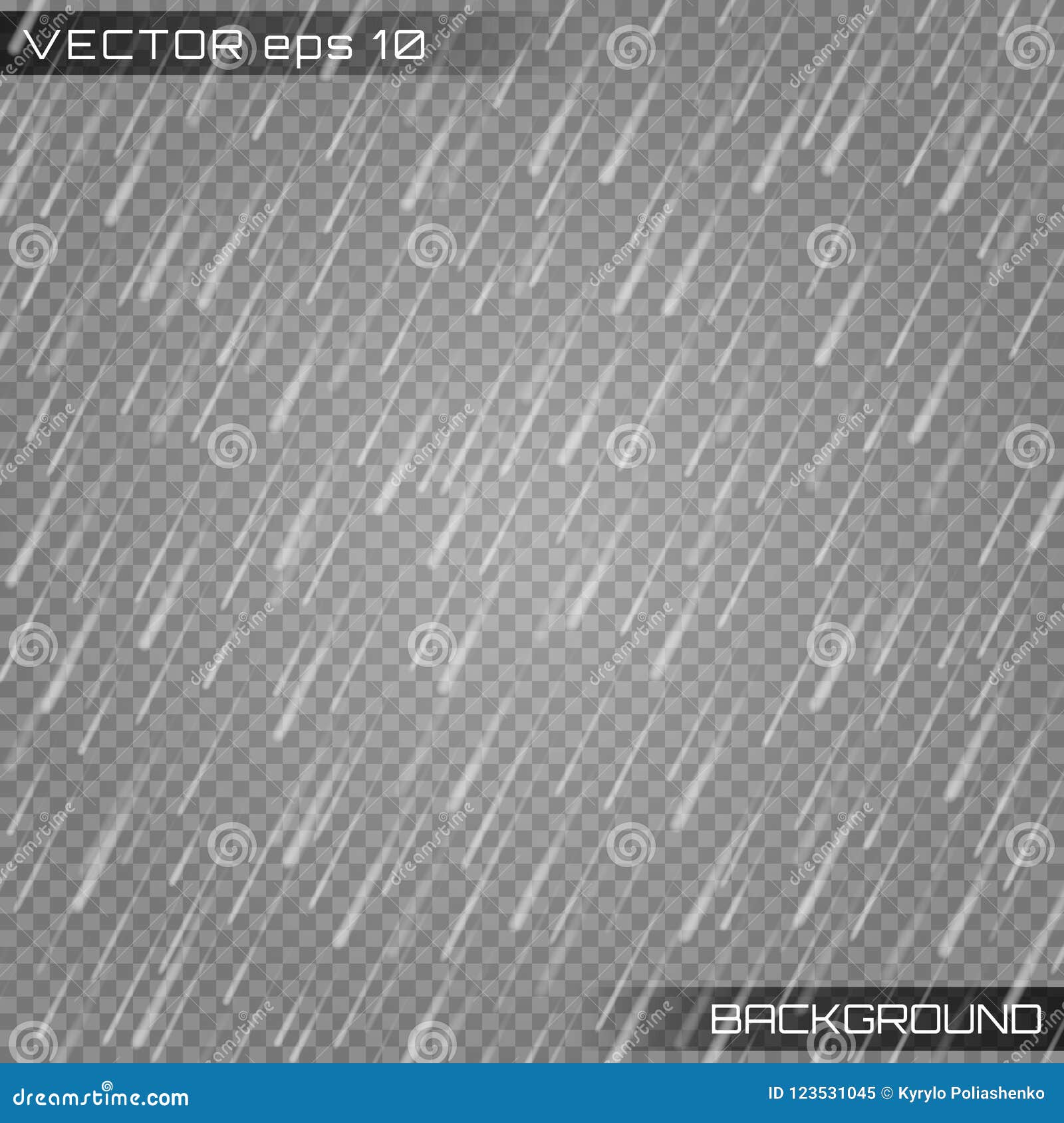 Falling Water Drops Texture. Stock Vector - Illustration of autumn ...