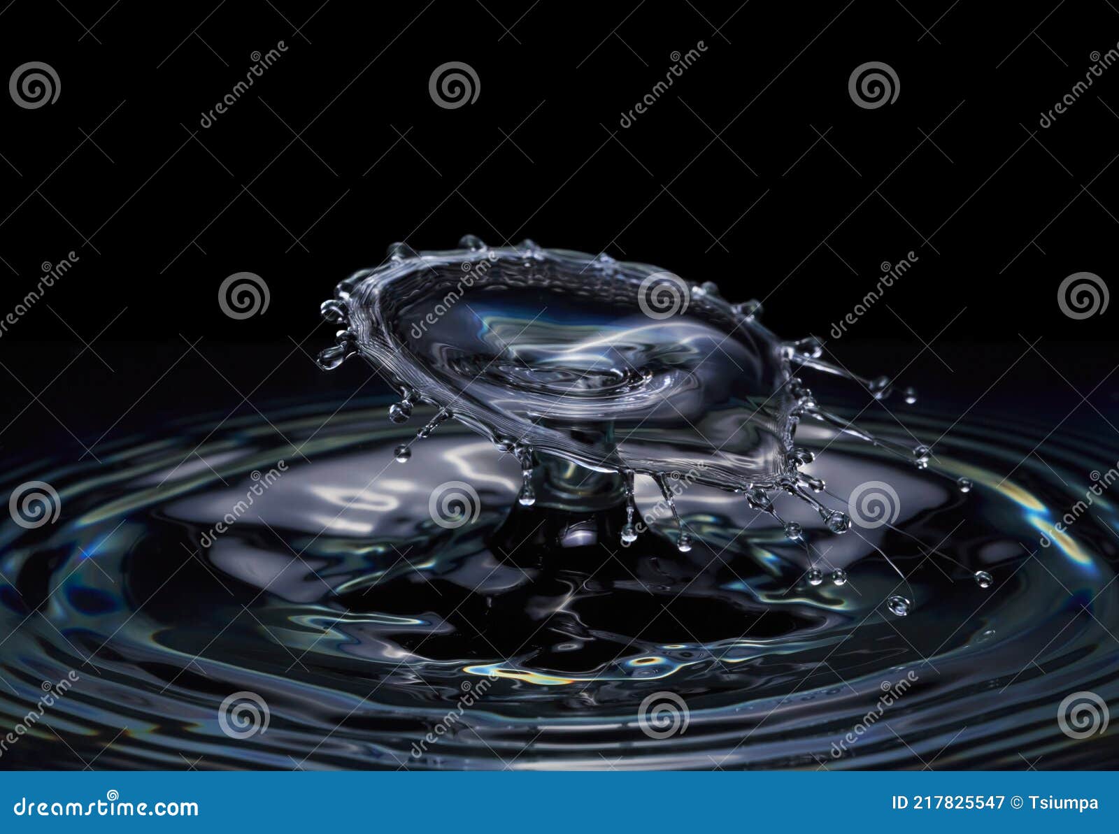 Falling water splash stock image. Image of water, wave - 217825547