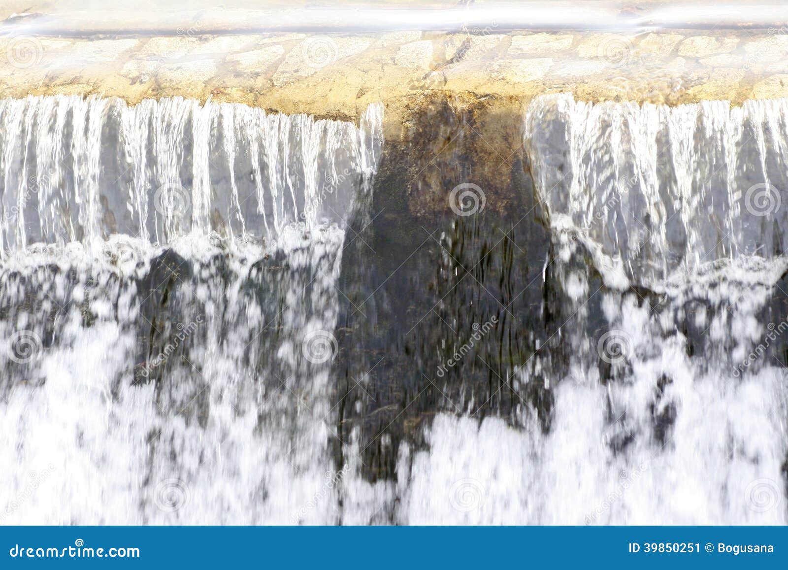 Falling waterfall water stock image. Image of horizontal - 39850251