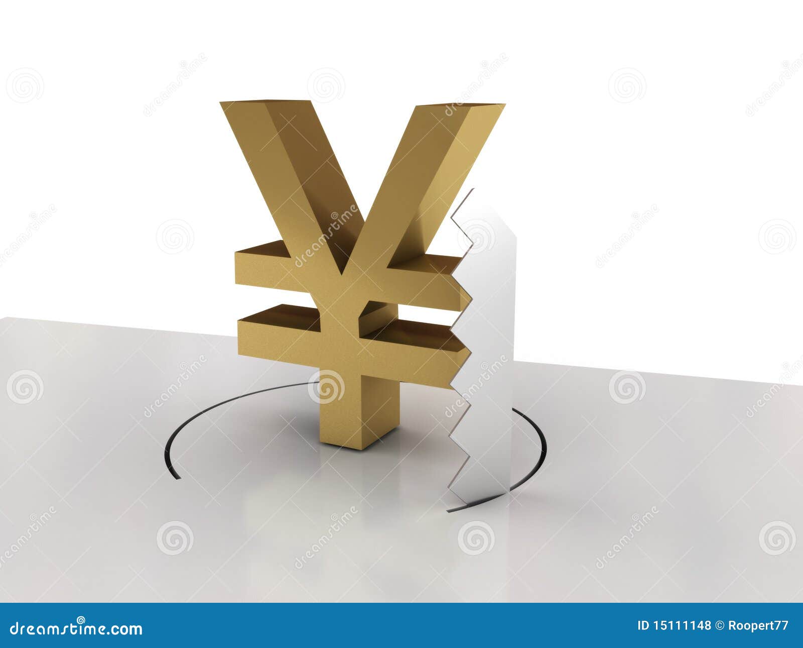 Falling of yen stock illustration. Illustration of finance - 15111148