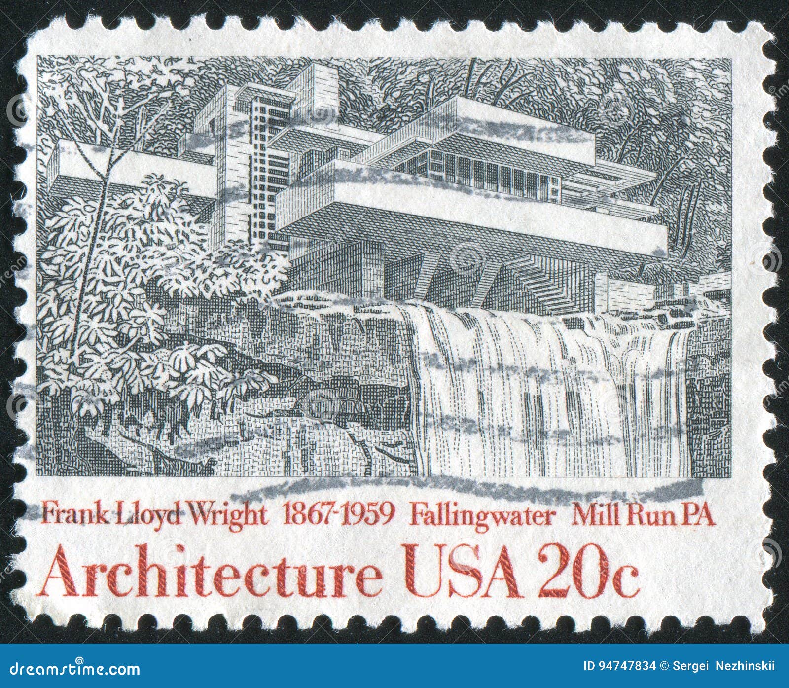 Fallingwater imagen de archivo editorial. Imagen de torrente - 94747834