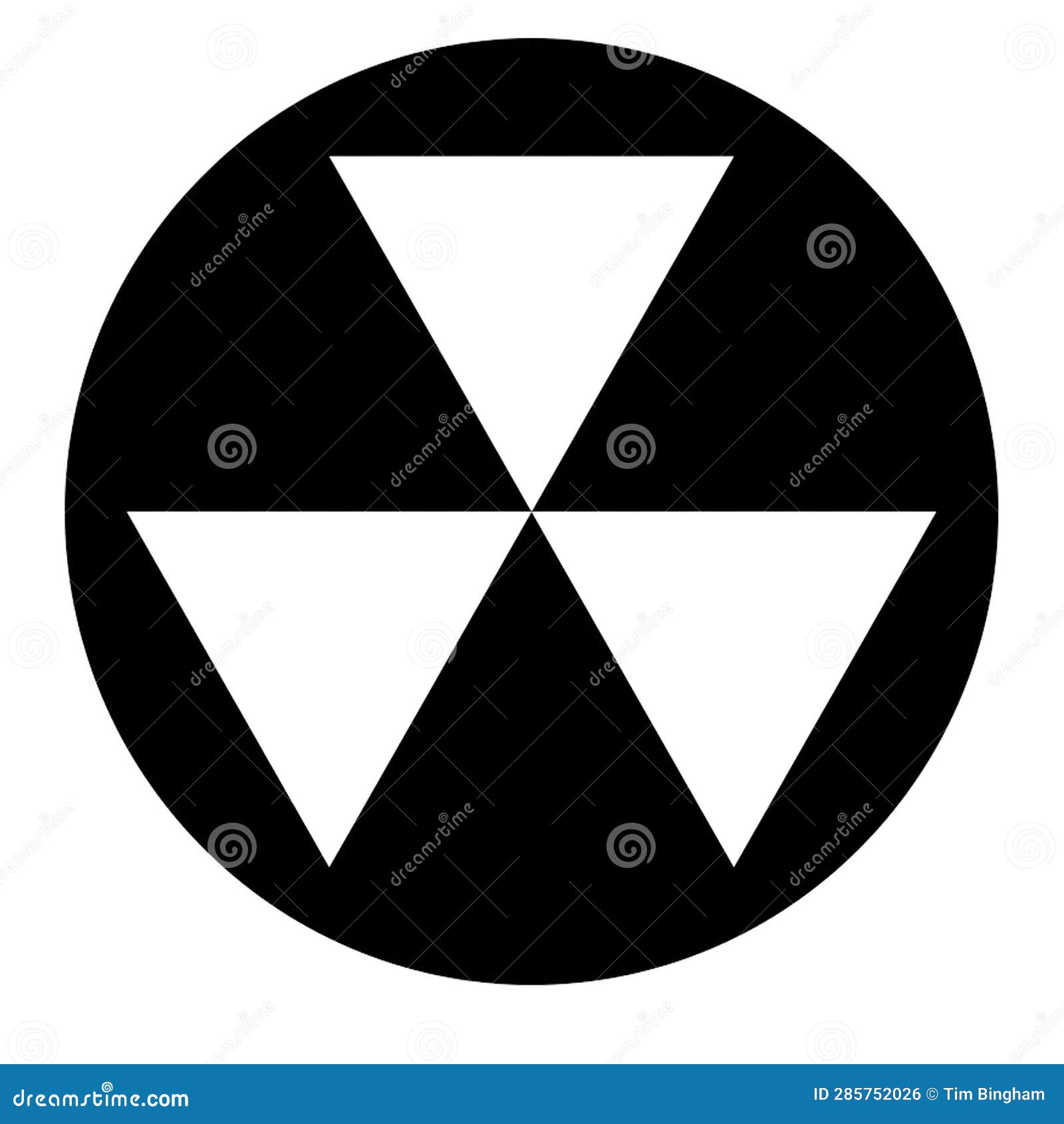 Fallout Shelter. Vintage Nuclear Symbol. Radioactive Zone Sign. Vector ...