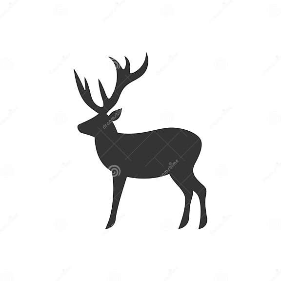 Fallow Deer icon stock vector. Illustration of herd - 293140266