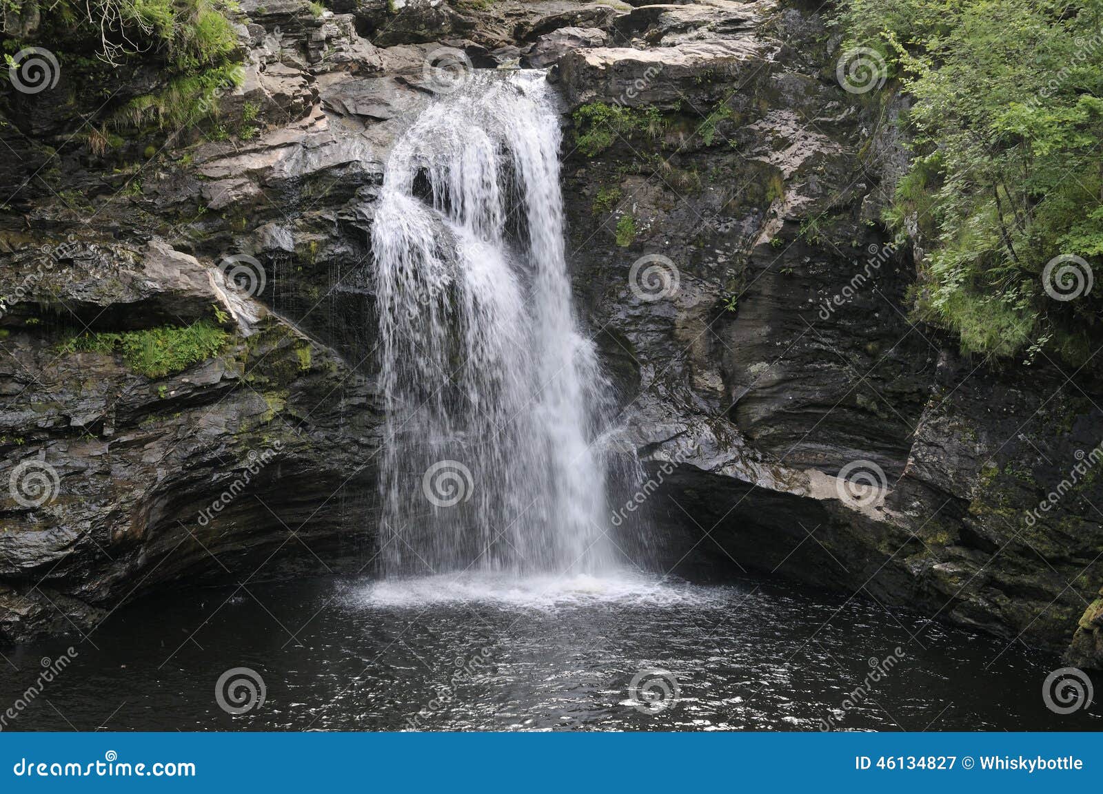 Falls of Falloch stock image. Image of scotland, plunge - 46134827