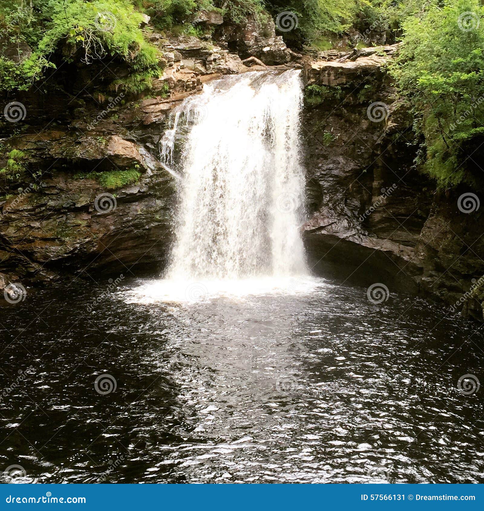 Falls of falloch glencoe stock image. Image of falloch - 57566131