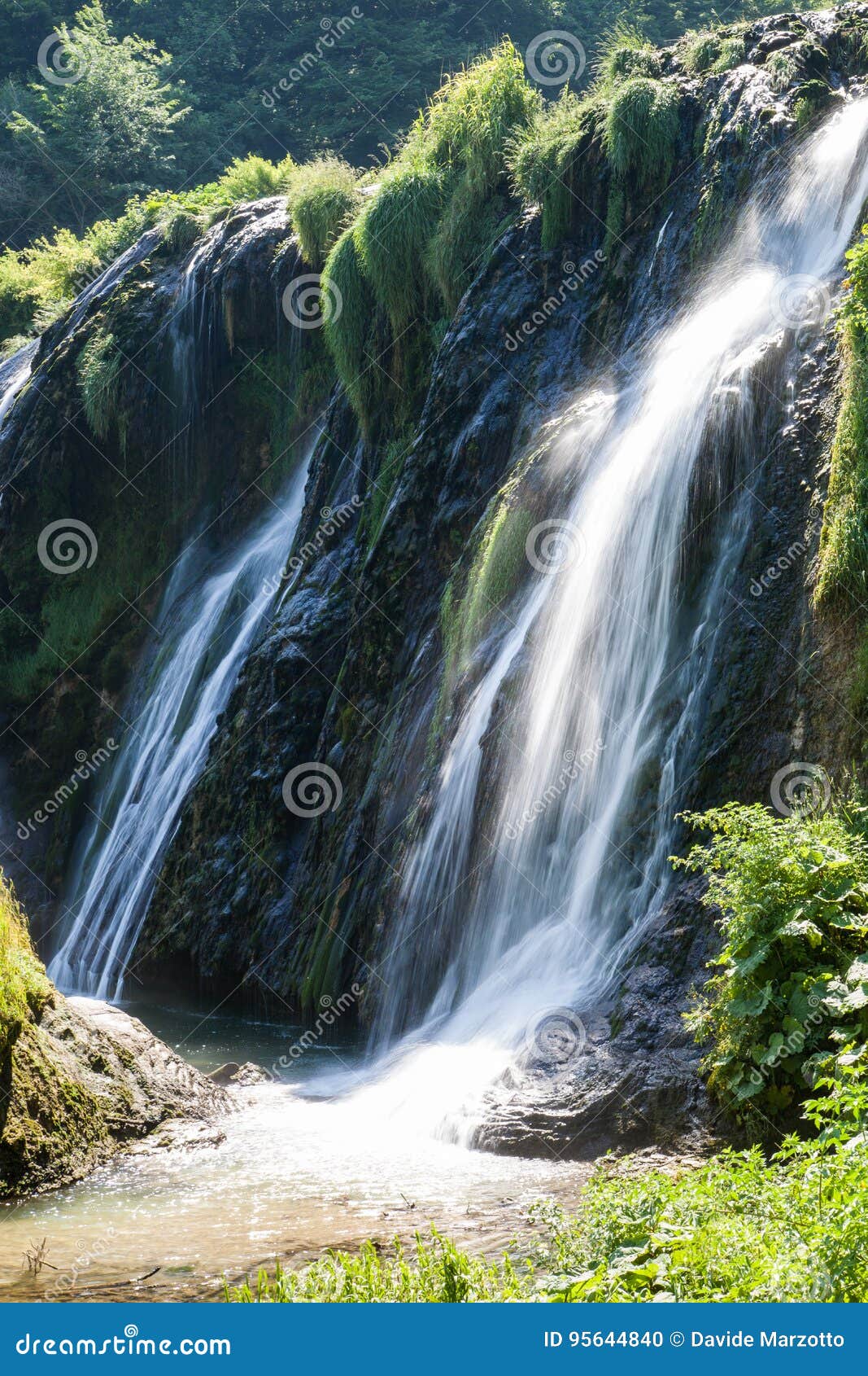 Falls in Marmore & X28;Terni& X29; Stock Photo - Image of power ...