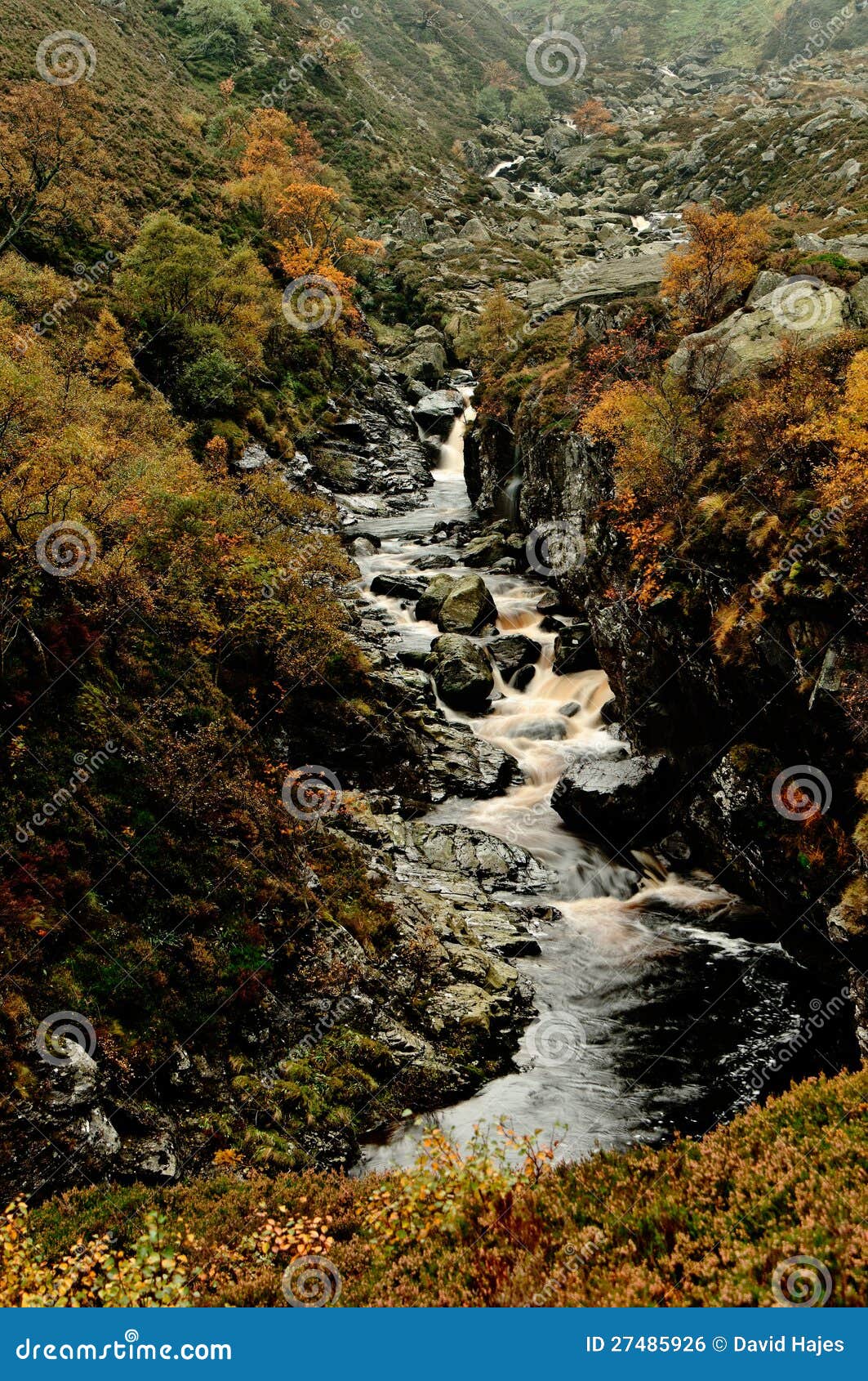 Falls of Unich stock photo. Image of mountains, scotland - 27485926