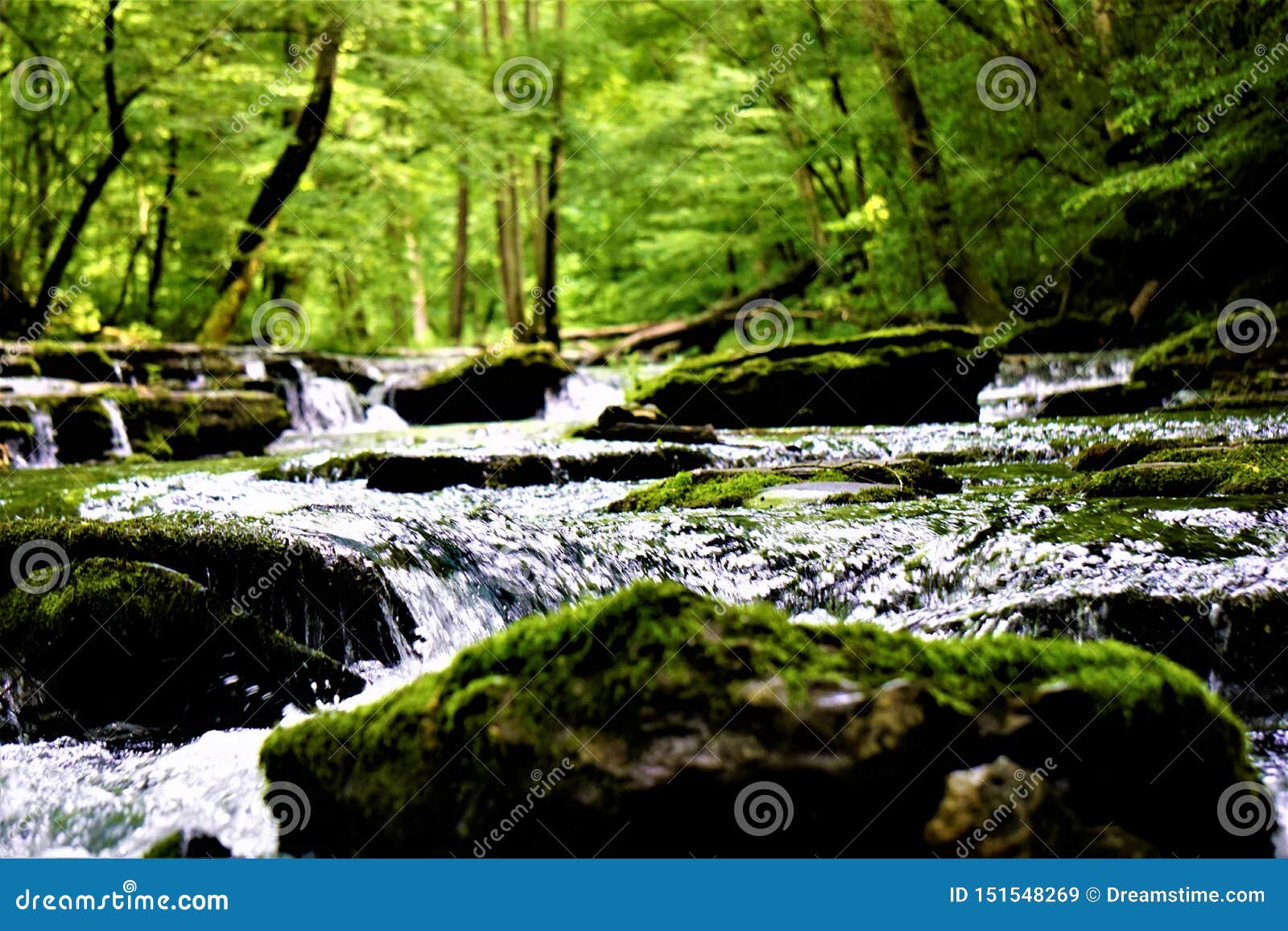 Waterfalls stock image. Image of green, nature, waterfalls - 151548269
