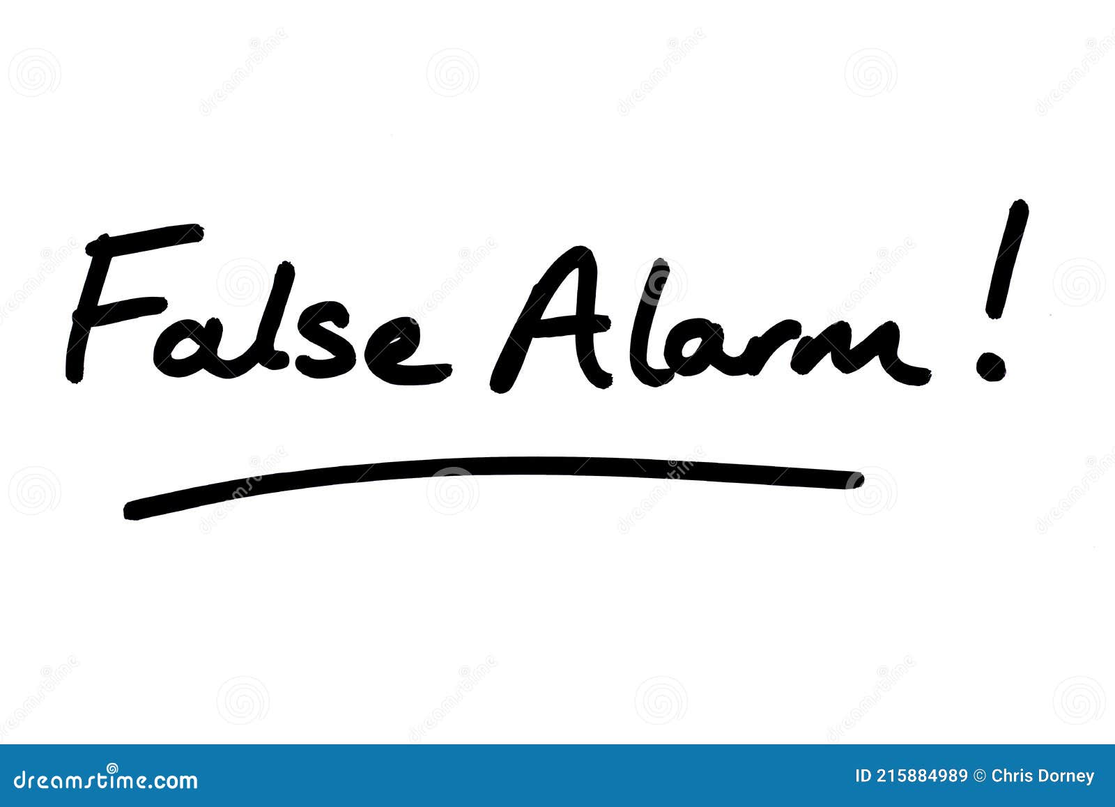 Falsa alarma stock de ilustración. Ilustración de alarmar - 215884989