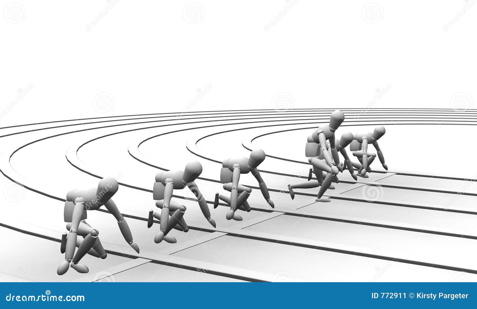 Falsa partenza illustrazione di stock. Illustrazione di atletico - 772911