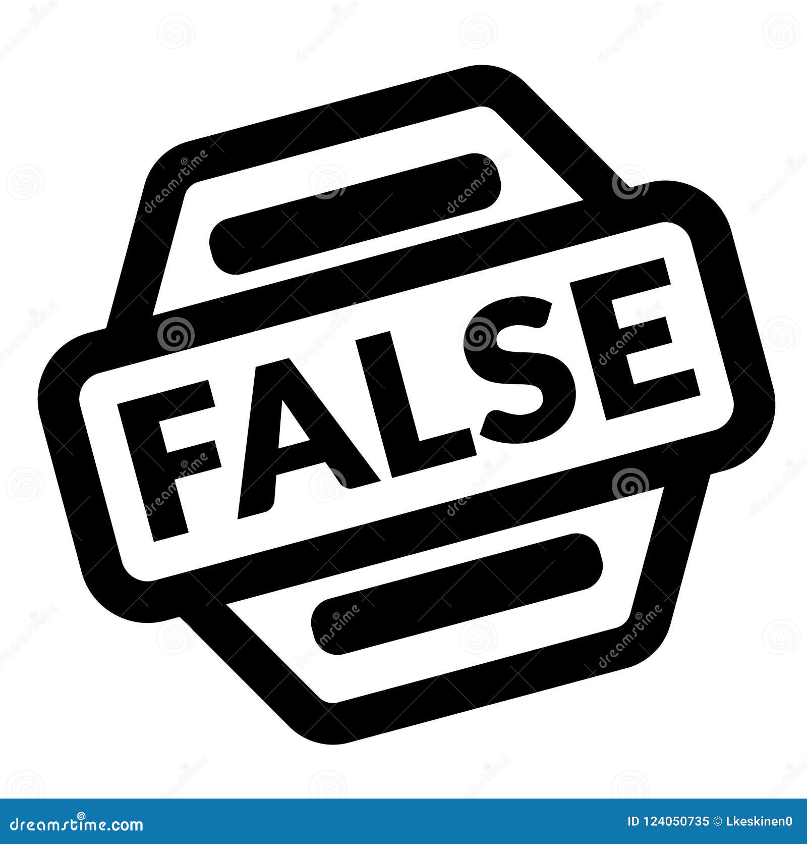 False black stamp stock vector. Illustration of fictious - 124050735