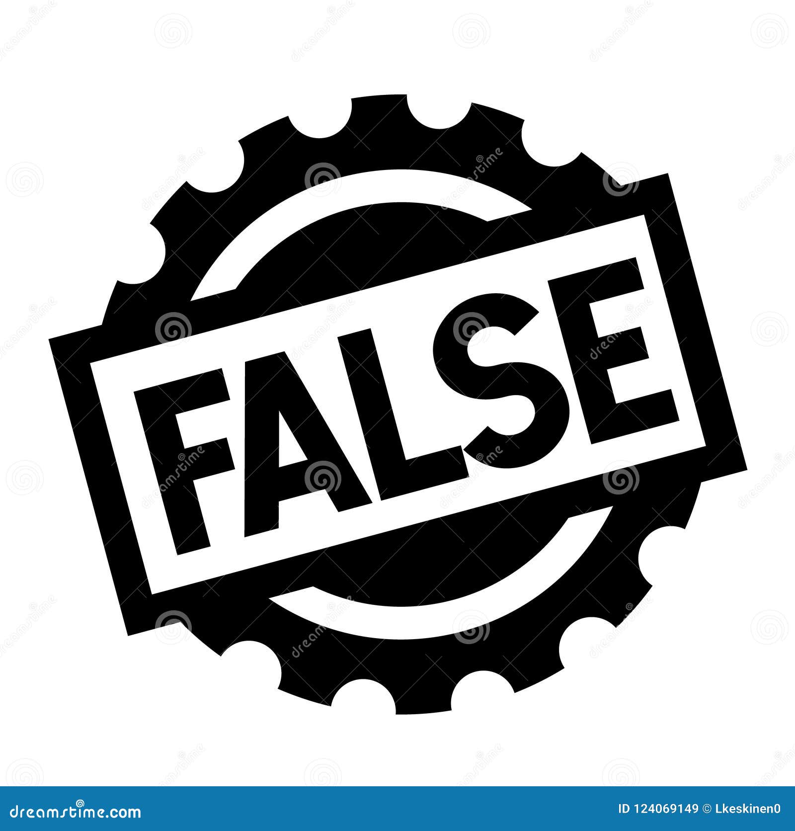 False black stamp stock vector. Illustration of faulty - 124069149