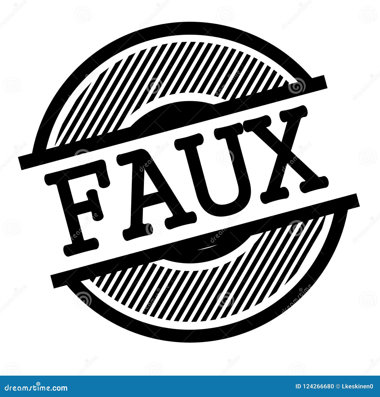 False black stamp stock vector. Illustration of false - 124266680