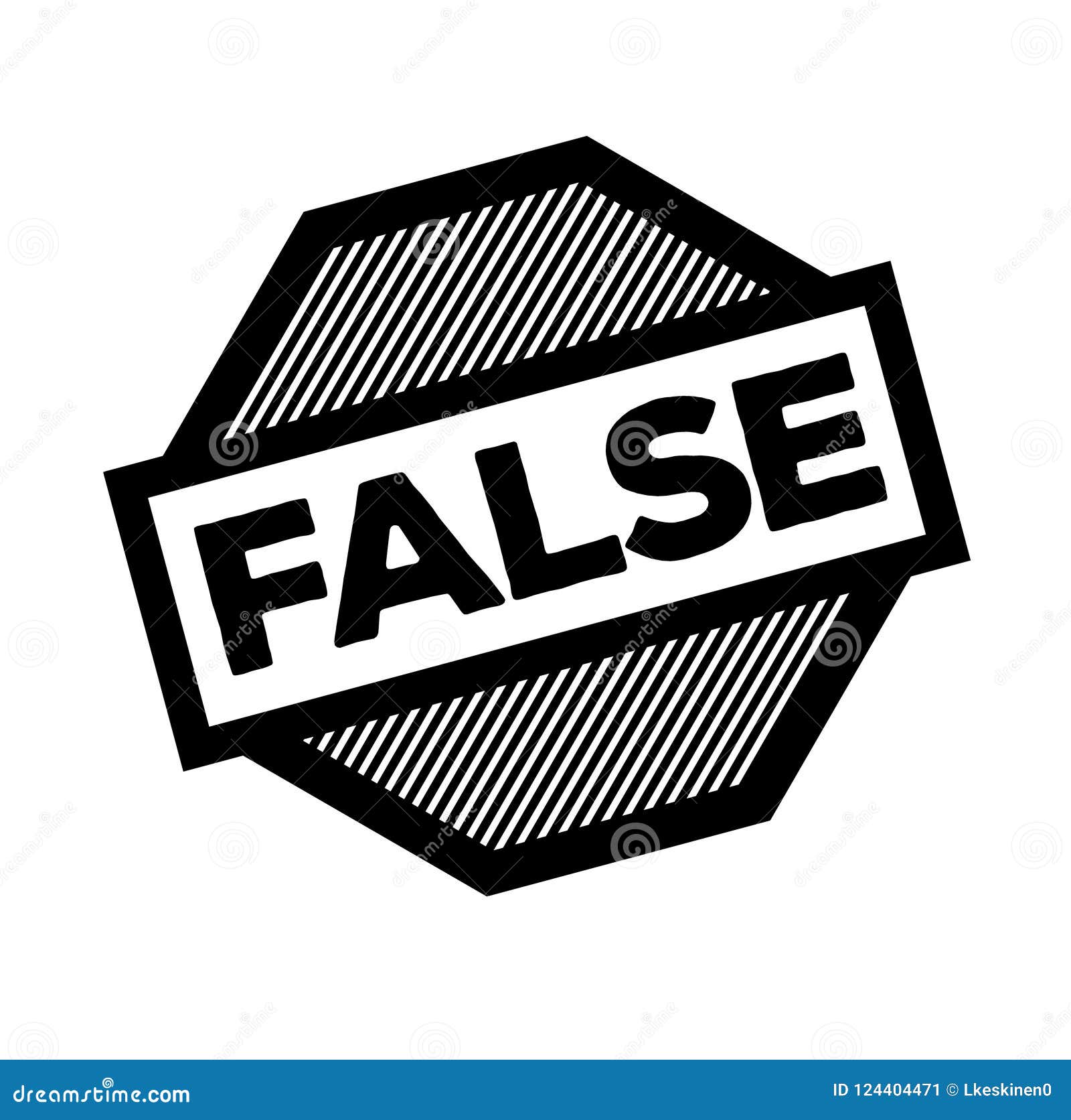False black stamp stock vector. Illustration of incorrect - 124404471