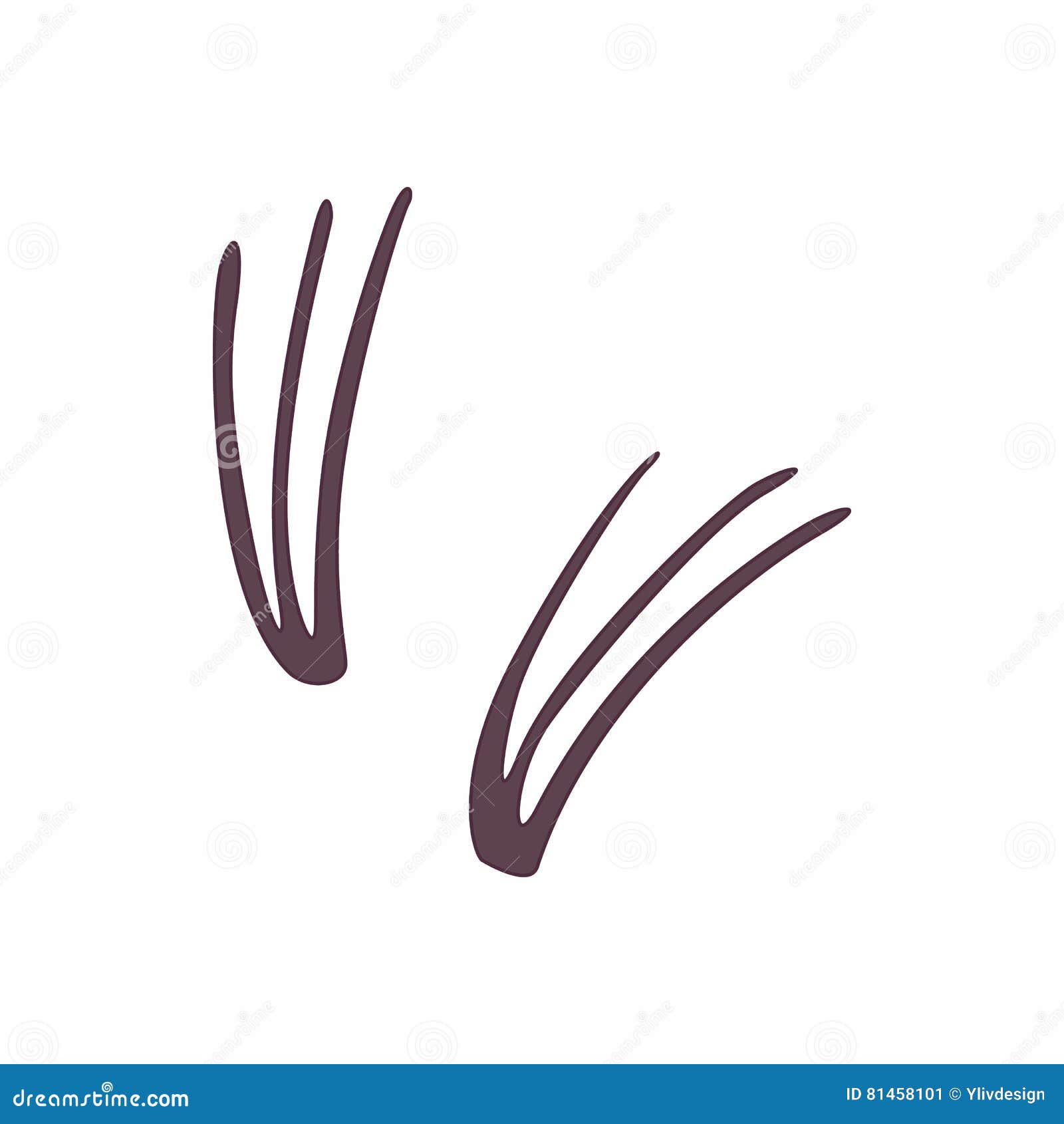False Eyelashes Icon, Cartoon Style Stock Vector - Illustration of ...