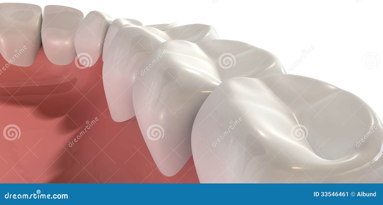 False Human Teeth Extreme Closeup Stock Illustration - Illustration of ...