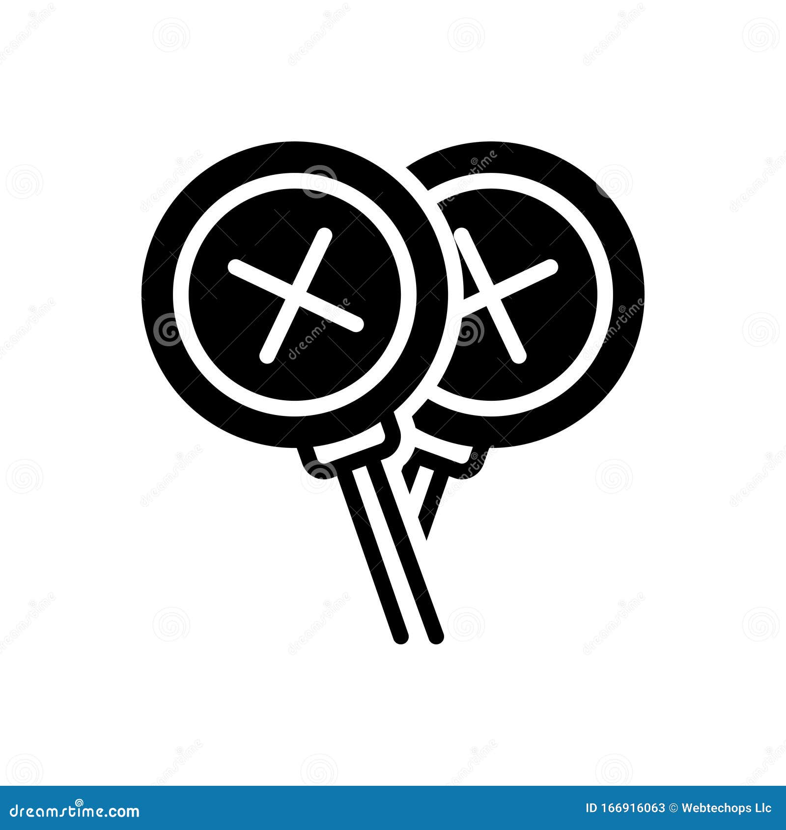 Black Solid Icon for False, Fabled and Phoney Stock Vector ...