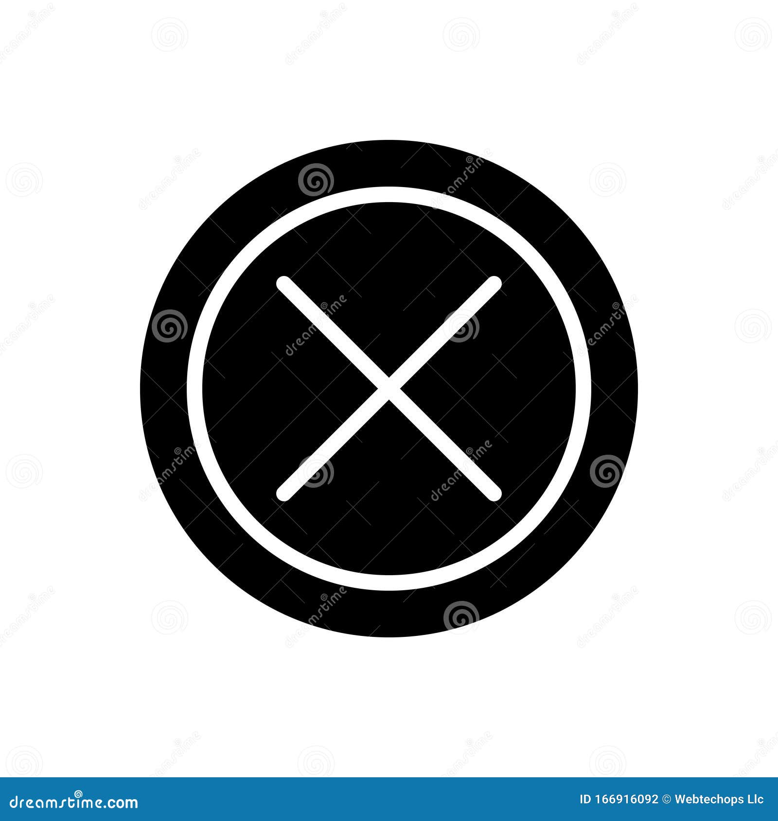 Black Solid Icon for False, Fabled and Phoney Stock Vector ...