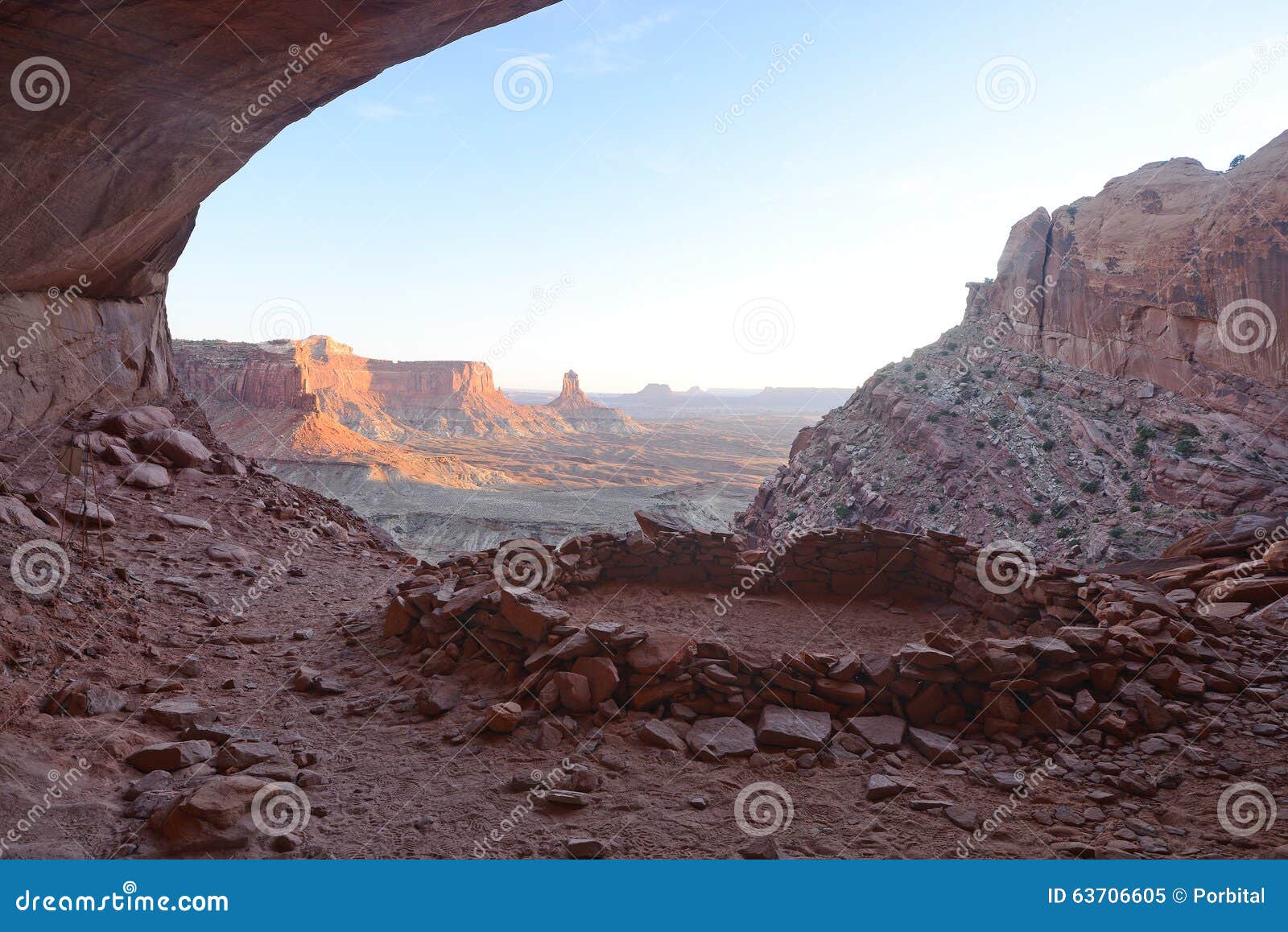 False kiva stock image. Image of canyon, kiva, geology - 63706605