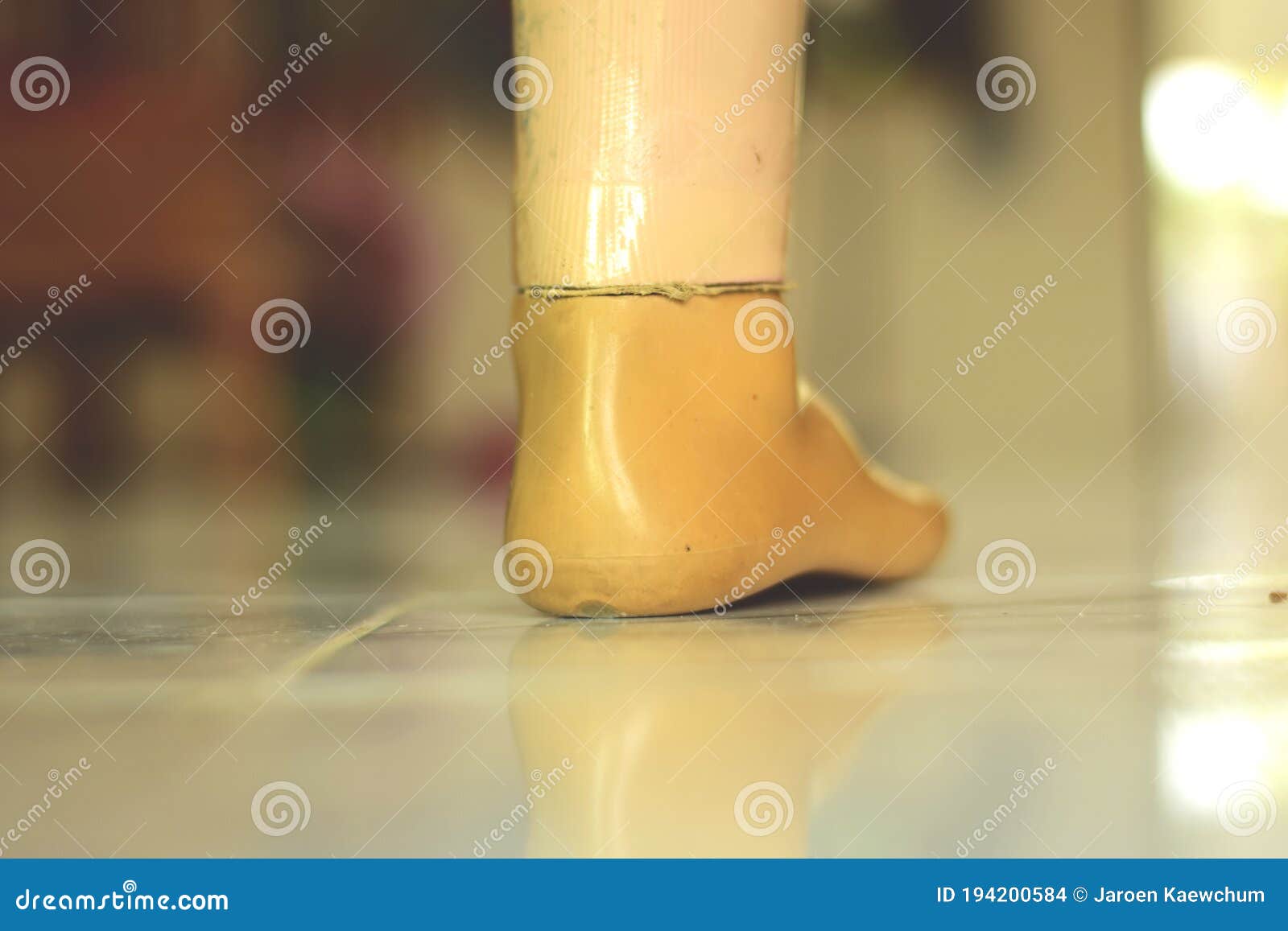 False Legs for People Being Cut Below the Knee Stock Photo - Image of ...