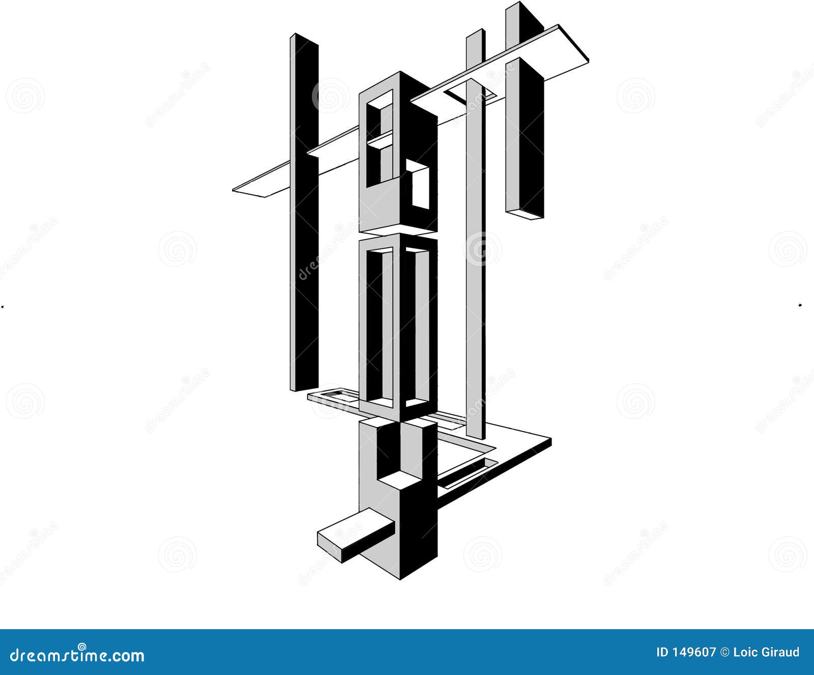 False perspective stock illustration. Illustration of board - 149607