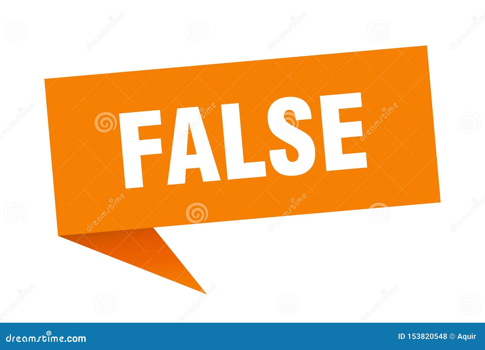 False speech bubble. stock vector. Illustration of bubble - 153820548